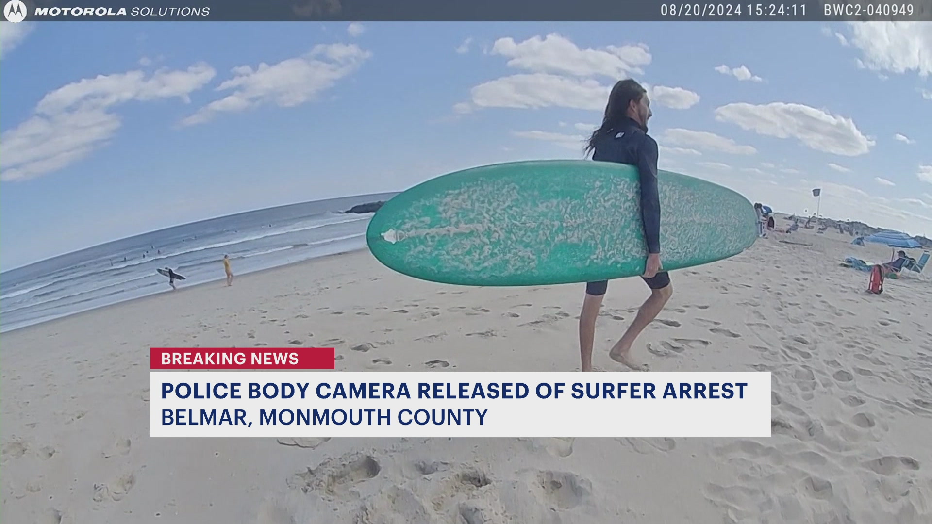 Belmar police release video showing moments leading up to controversial ...