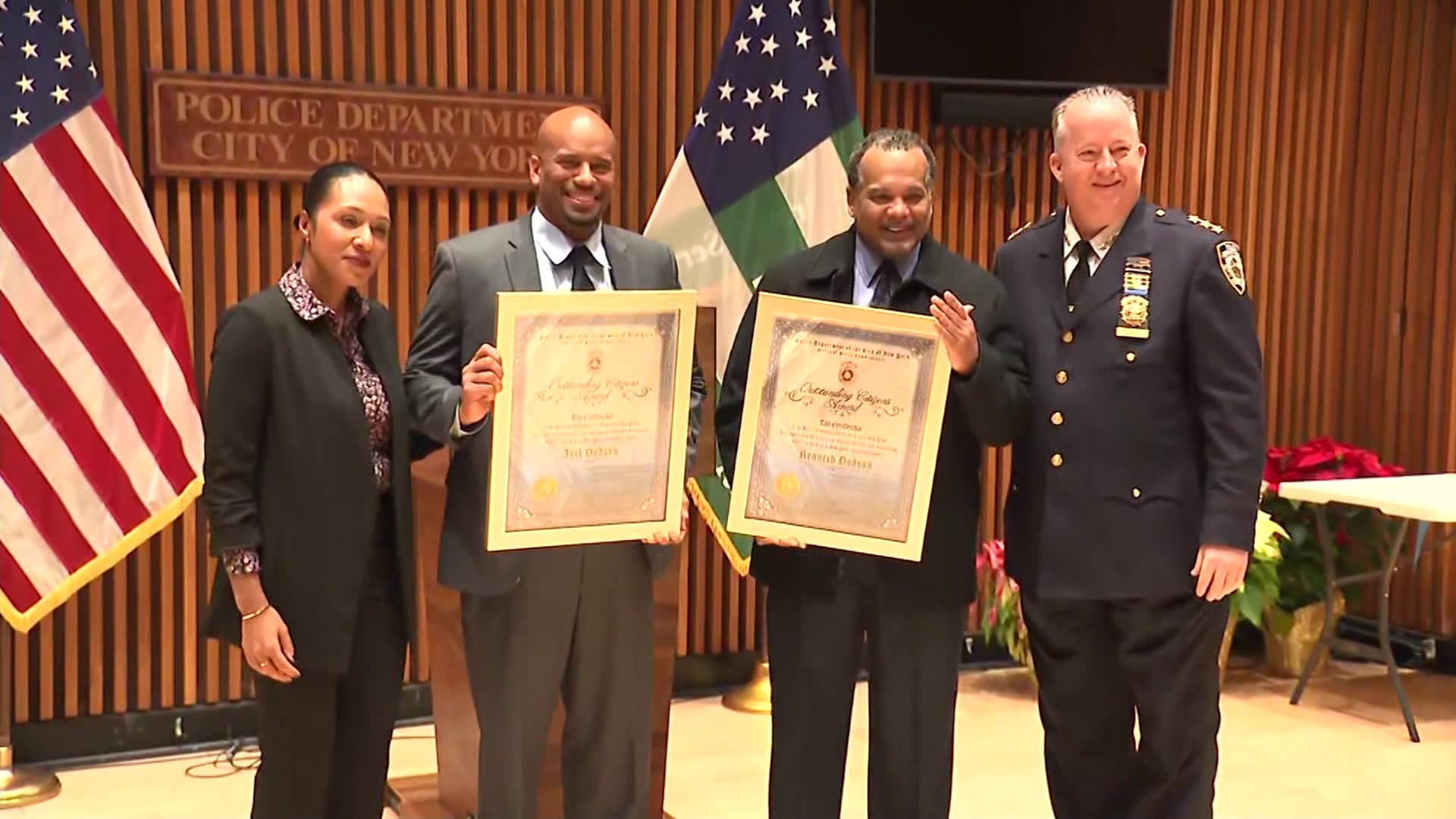 Retired NYPD officer from Long Island honored for preventing fire from ...