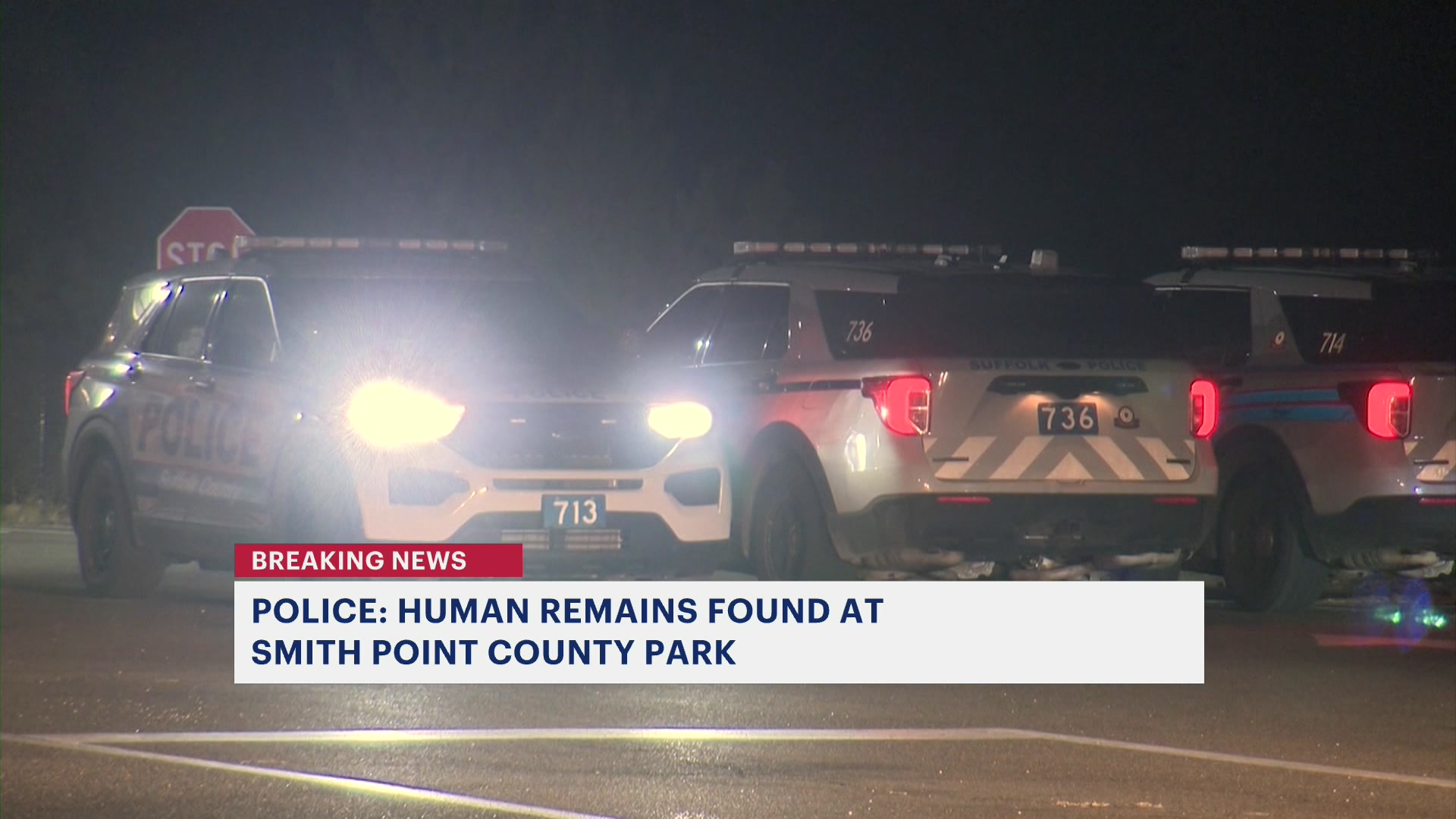 News 12 | Long Island | Police: Human remains found at Smith Point County Park in Shirley