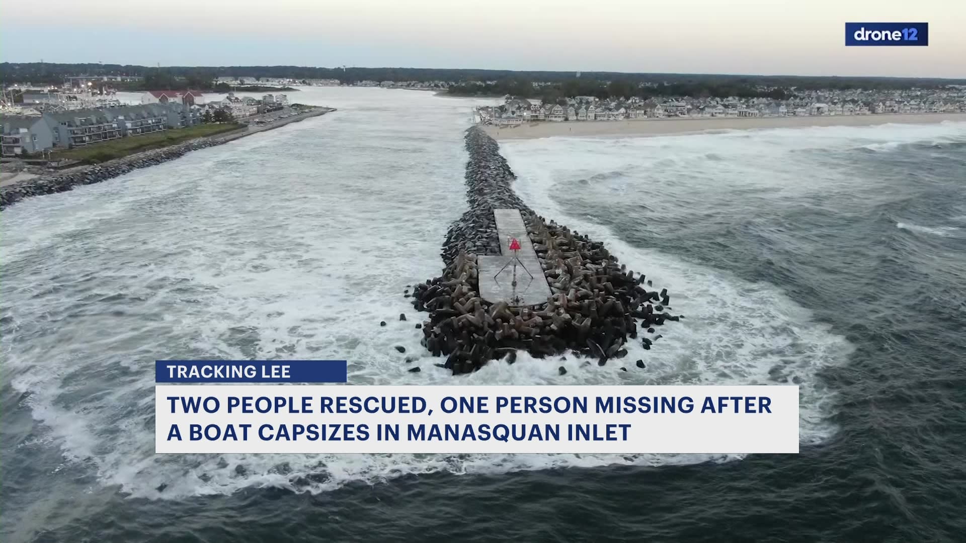 1 missing; 2 rescued from overturned boat near Manasquan Inlet 1 missing; 2 rescued from overturned boat near Manasquan Inlet