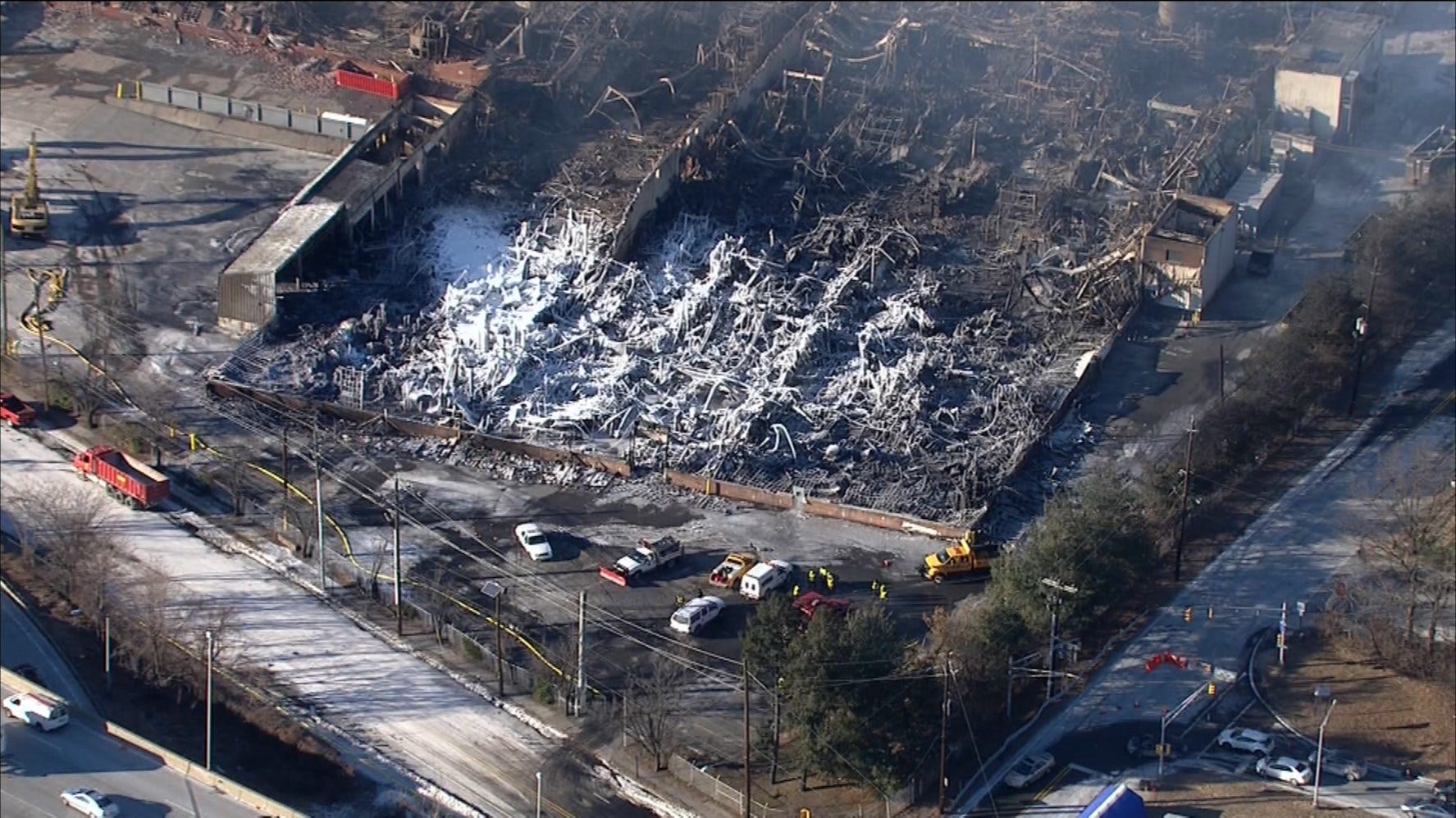 Immense fire destroys iconic Marcal Paper Mill factory in Elmwood Park
