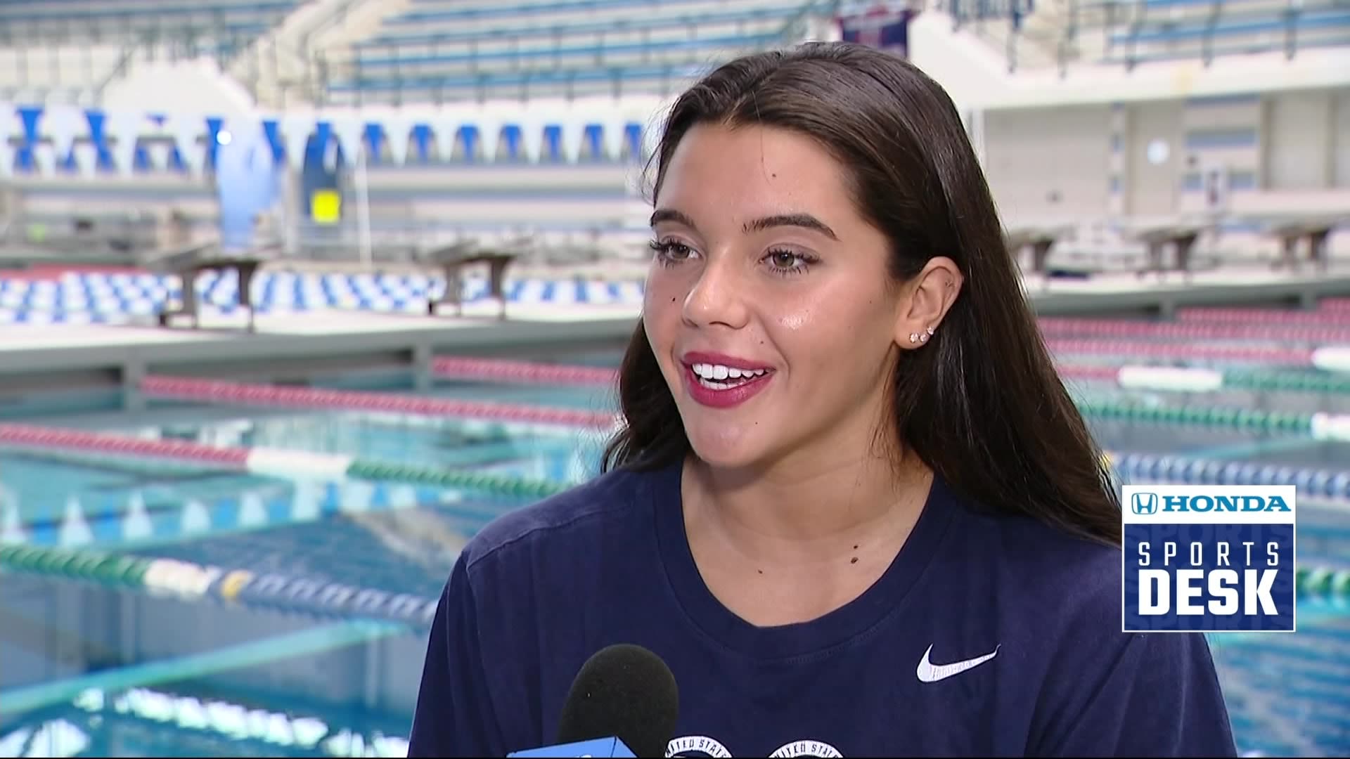 Blind swimmer aims for medal at Paralympics