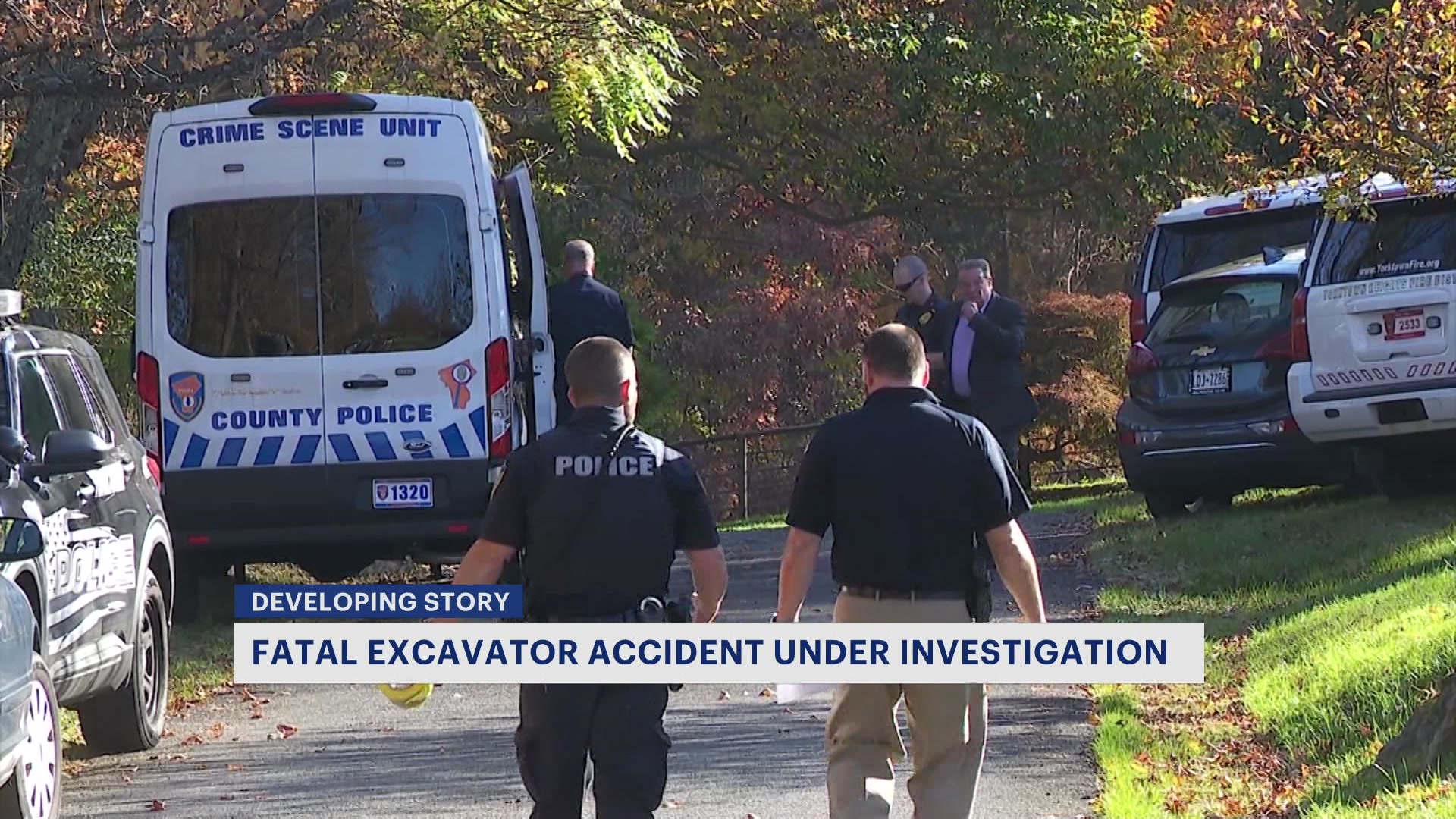 Yorktown police: Man killed in excavator accident