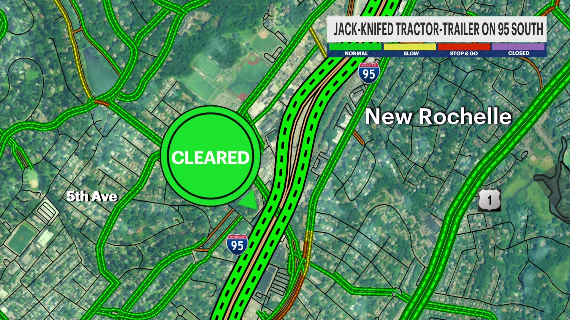 News 12 | Westchester | Tractor Trailer Crash Closes Lanes Of ...