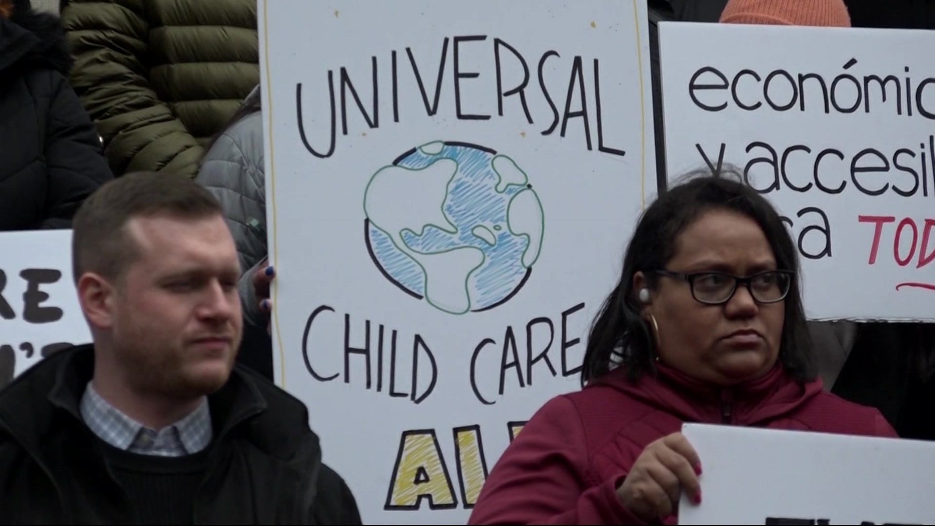 Parents, providers, and council members introduce child care bill