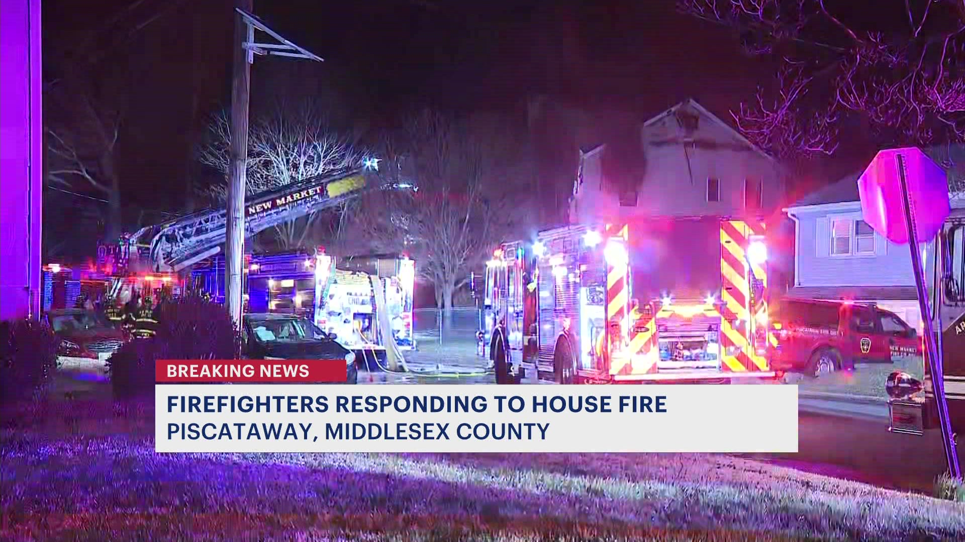 News 12 | New Jersey | House fire in Piscataway damages home