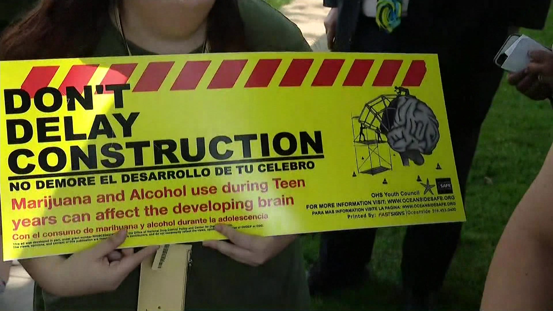 News 12 | Long Island | Oceanside Teens Design Poster Campaign To Warn ...