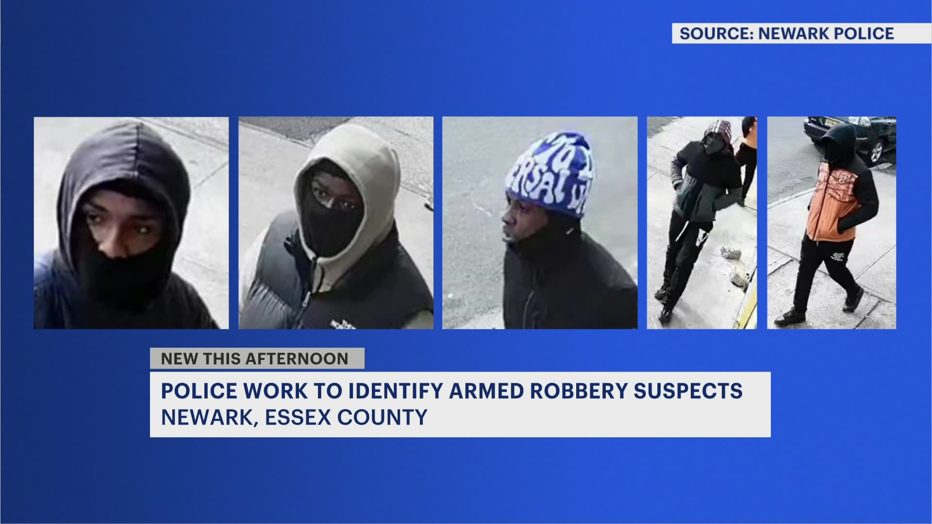 Recognize these people? Newark police seek 5 men who robbed Jamaican ...