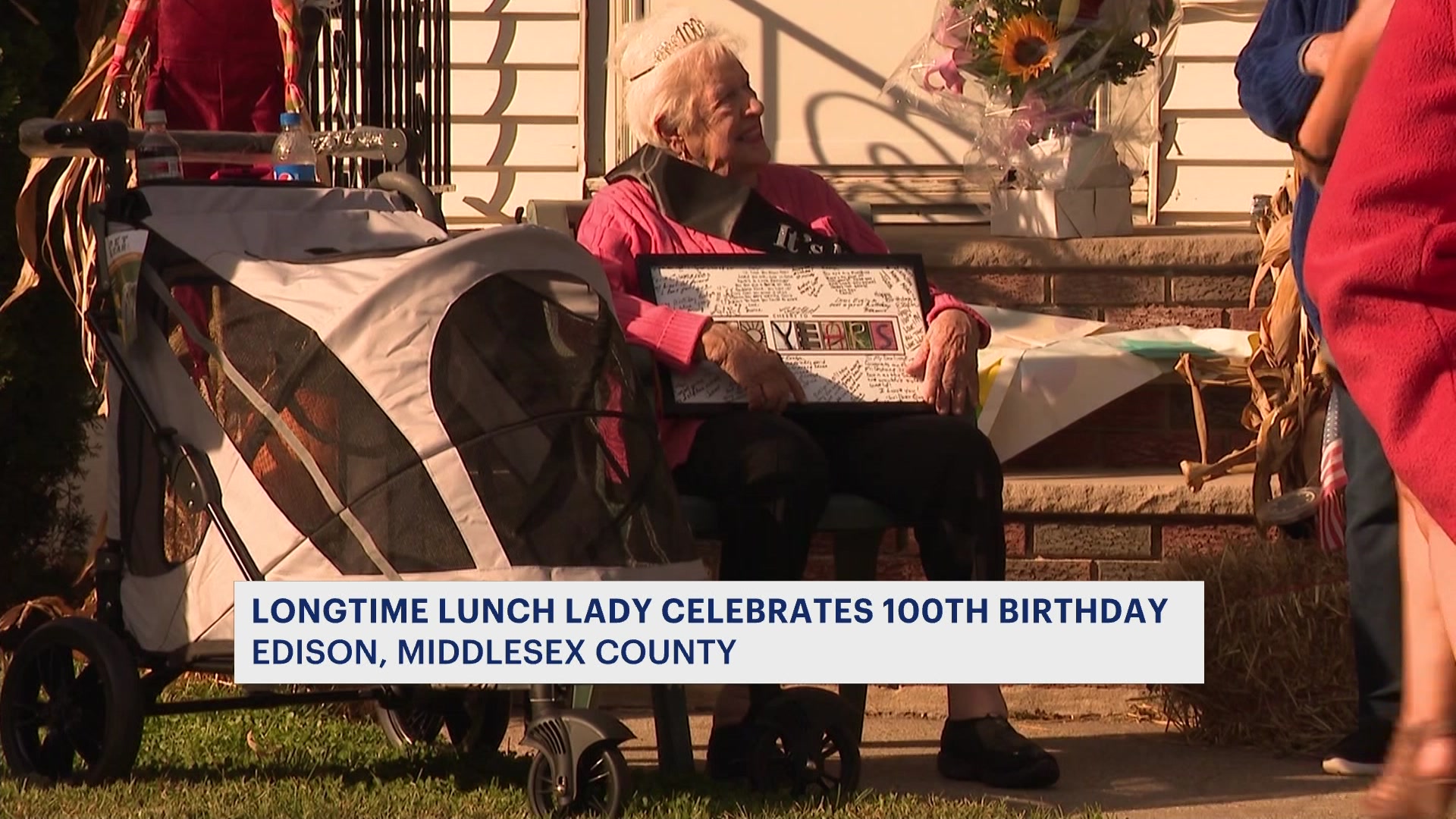 ‘I just seem to love the kids’: Edison lunch lady celebrates 100th birthday