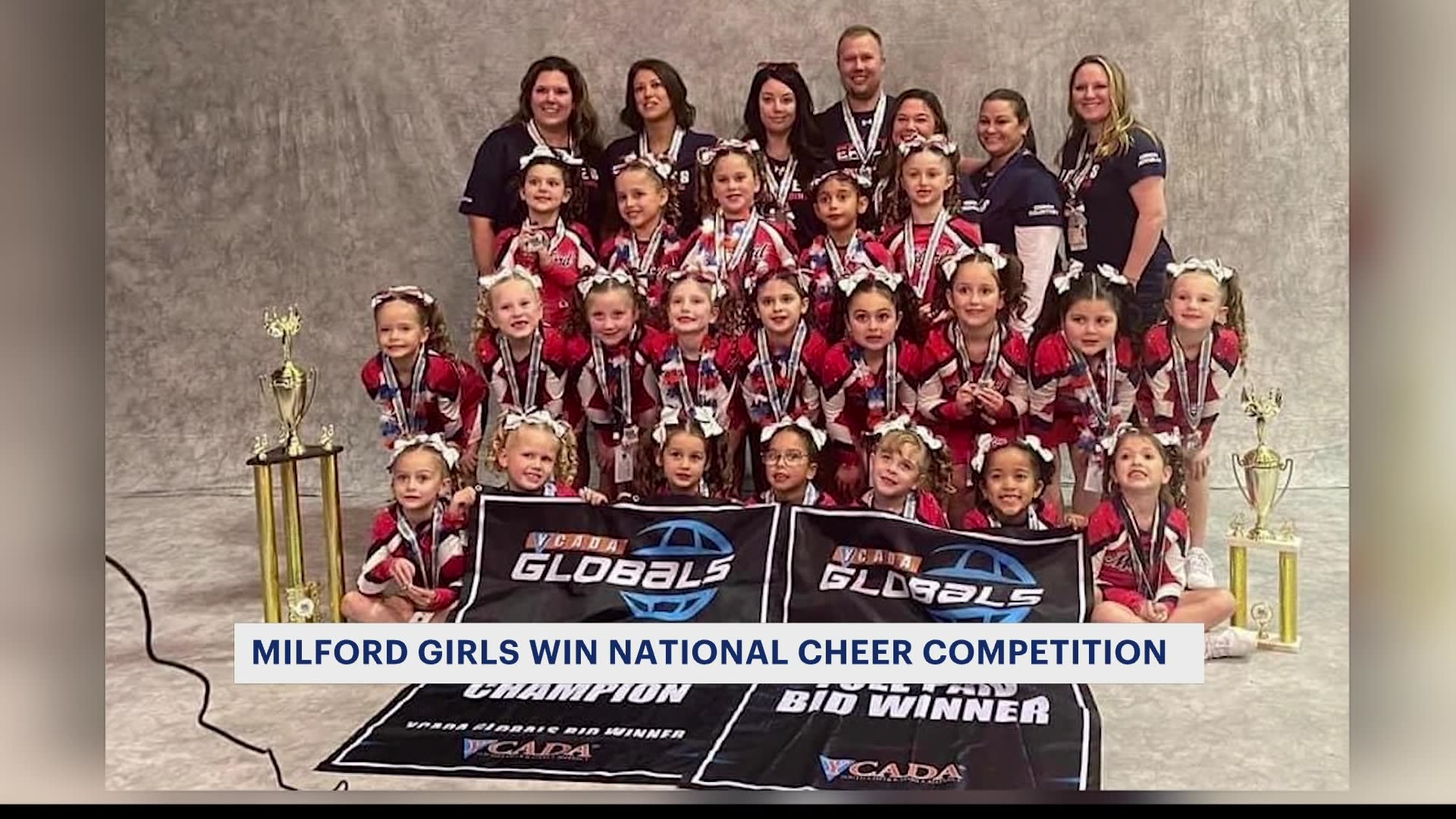 Milford cheerleading team wins national championship