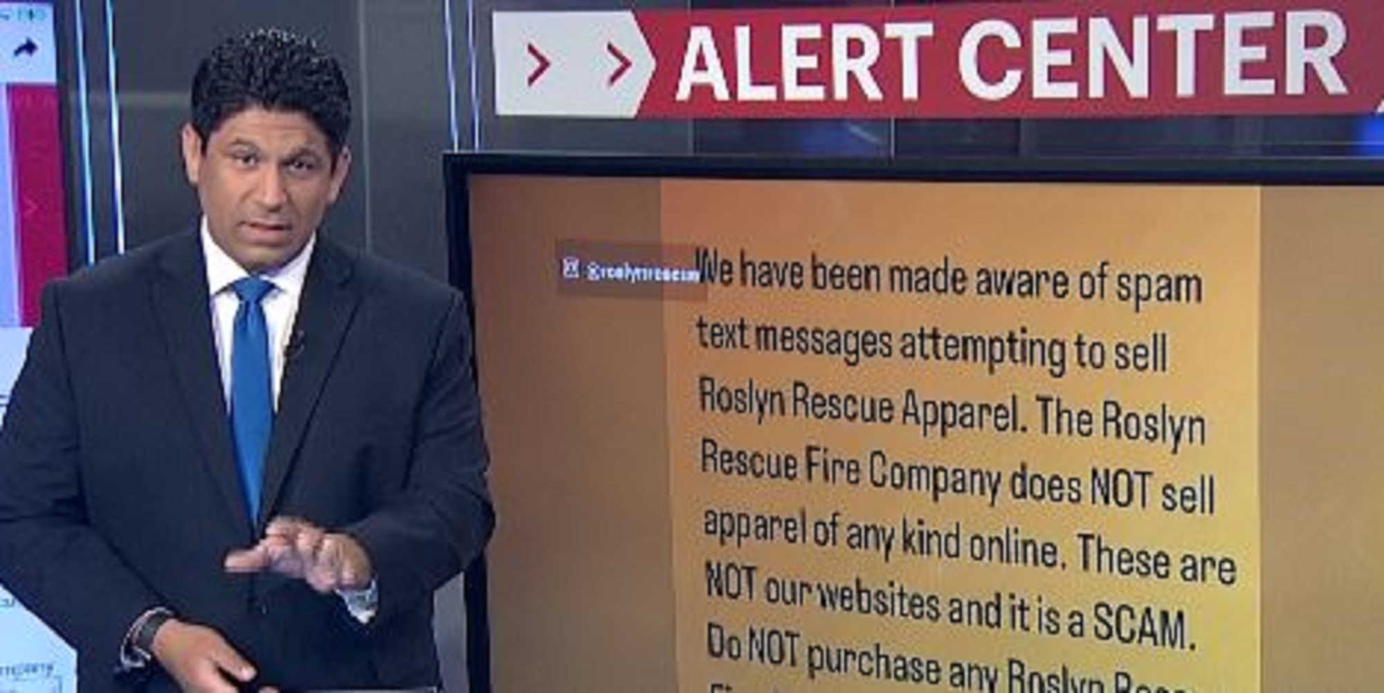 ALERT CENTER: Roslyn fire officials warn residents about text message scam