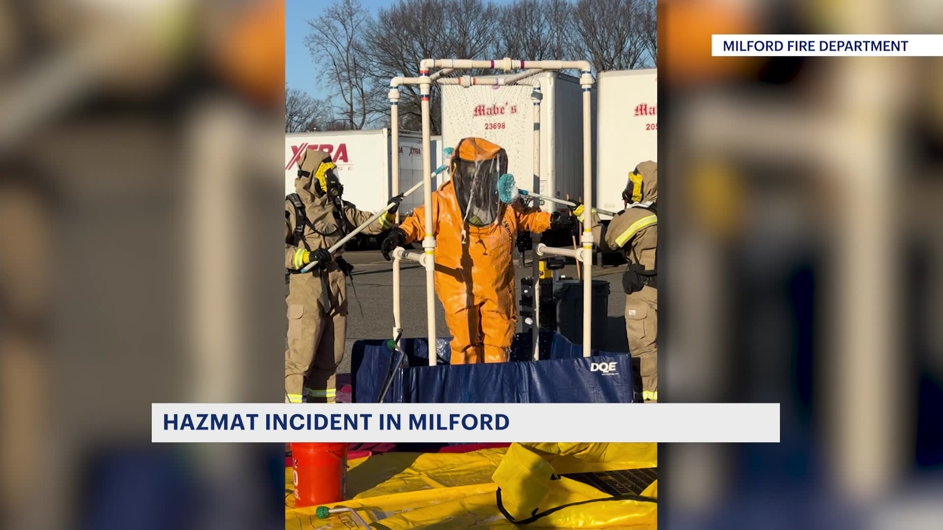 Milford Fire Department responds to hazmat call