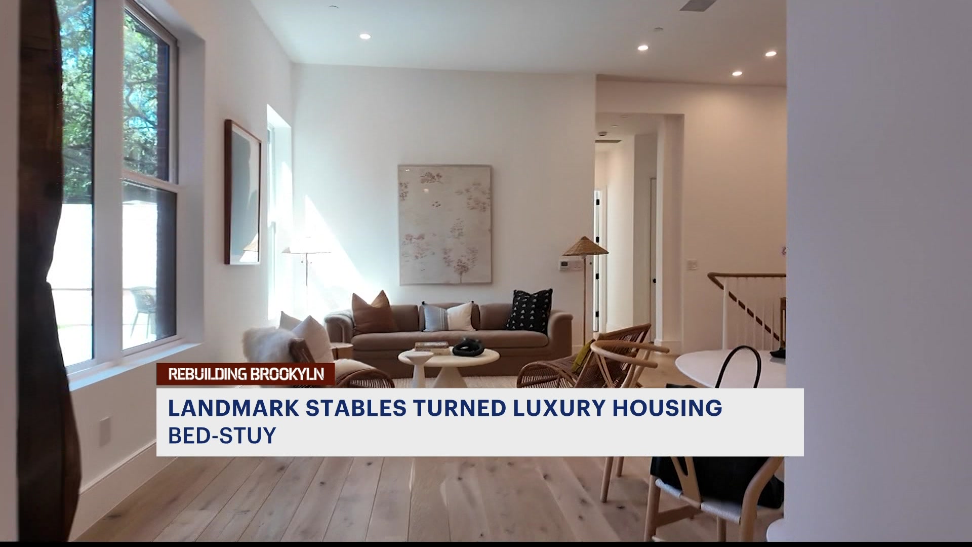 Landmark horse stable building transformed into luxury housing in Bed-Stuy