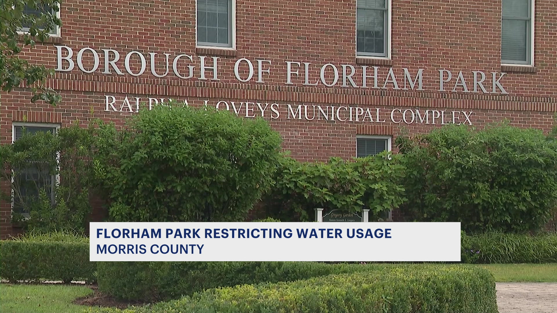 Residents told to restrict outdoor water use after Florham Park goes ...