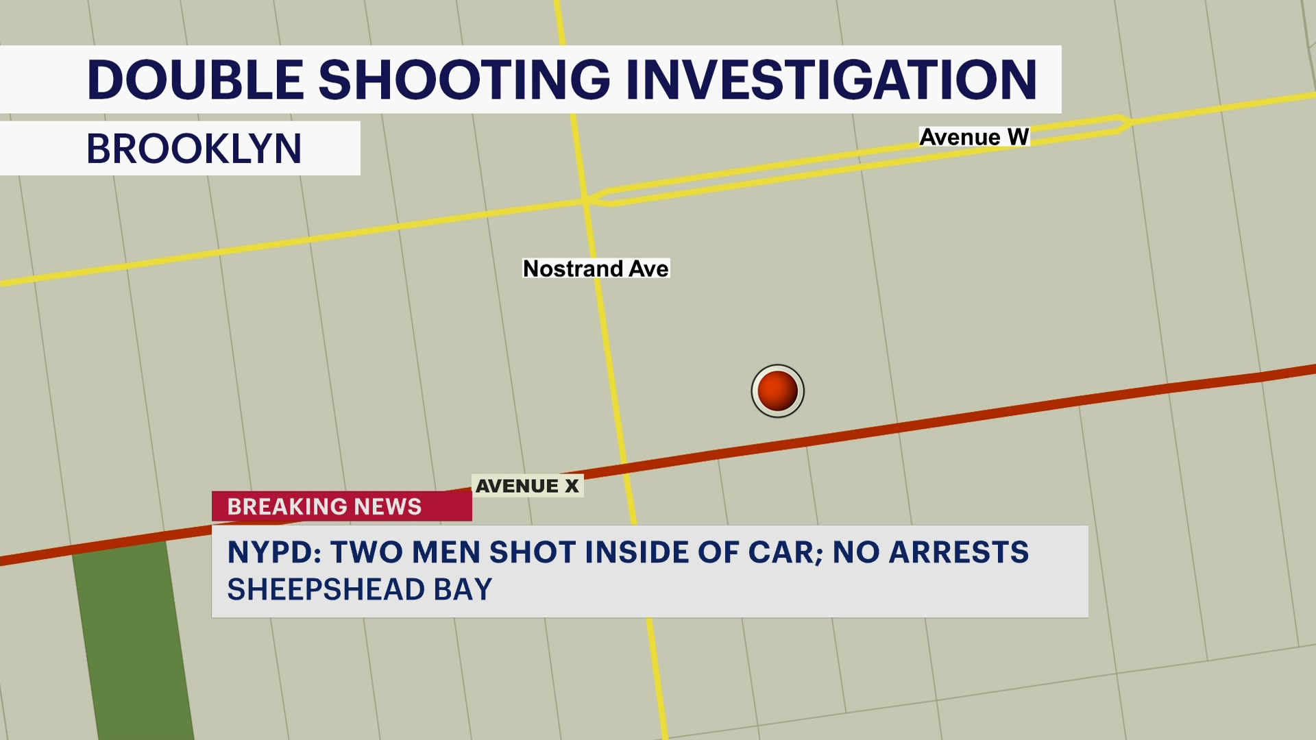 NYPD: 2 men injured in overnight double shooting in Sheepshead Bay