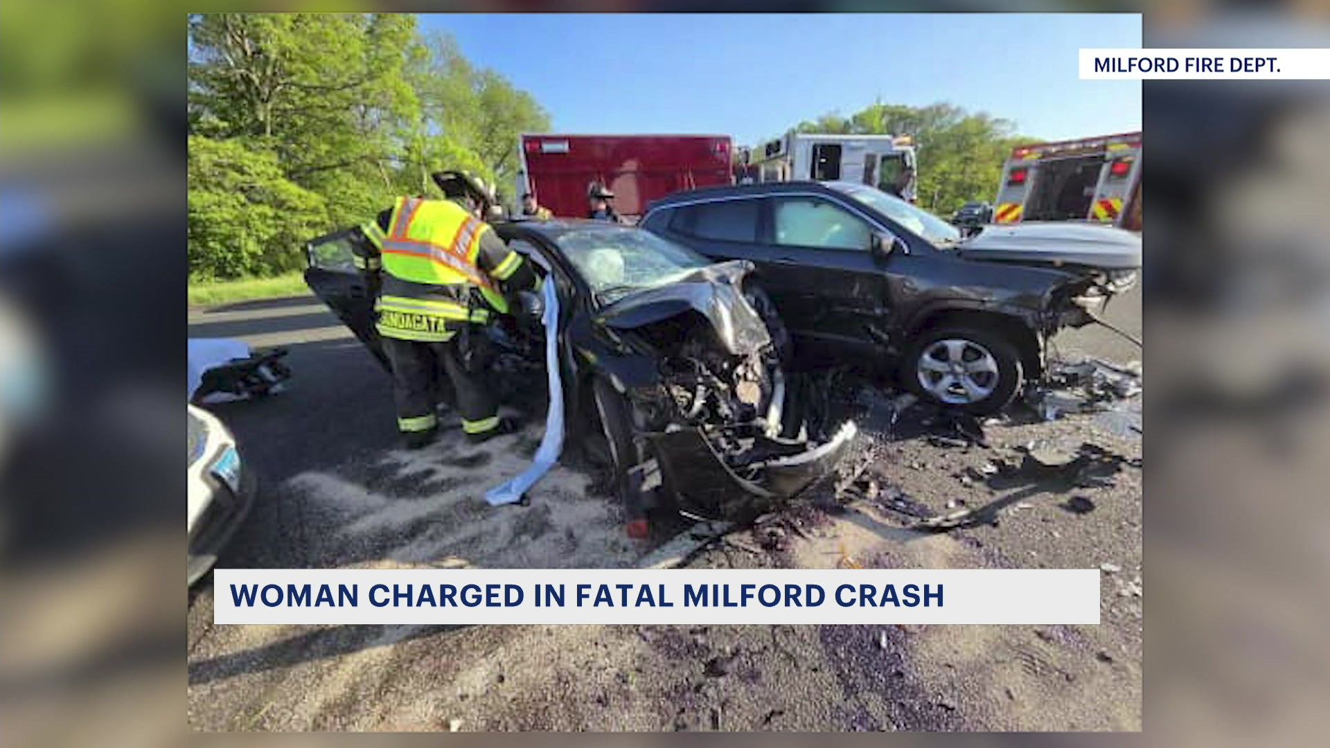 Police: Rhode Island woman charged in connection to fatal Milford crash