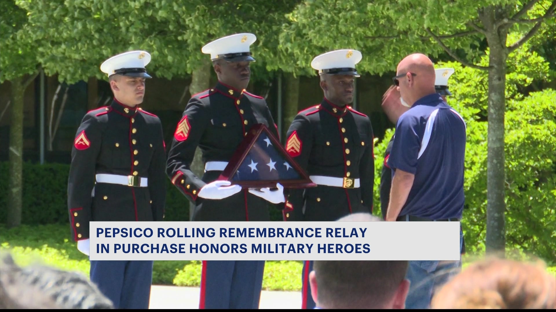 Pepsi Co's annual Rolling Remembrance Relay honors fallen military heroes