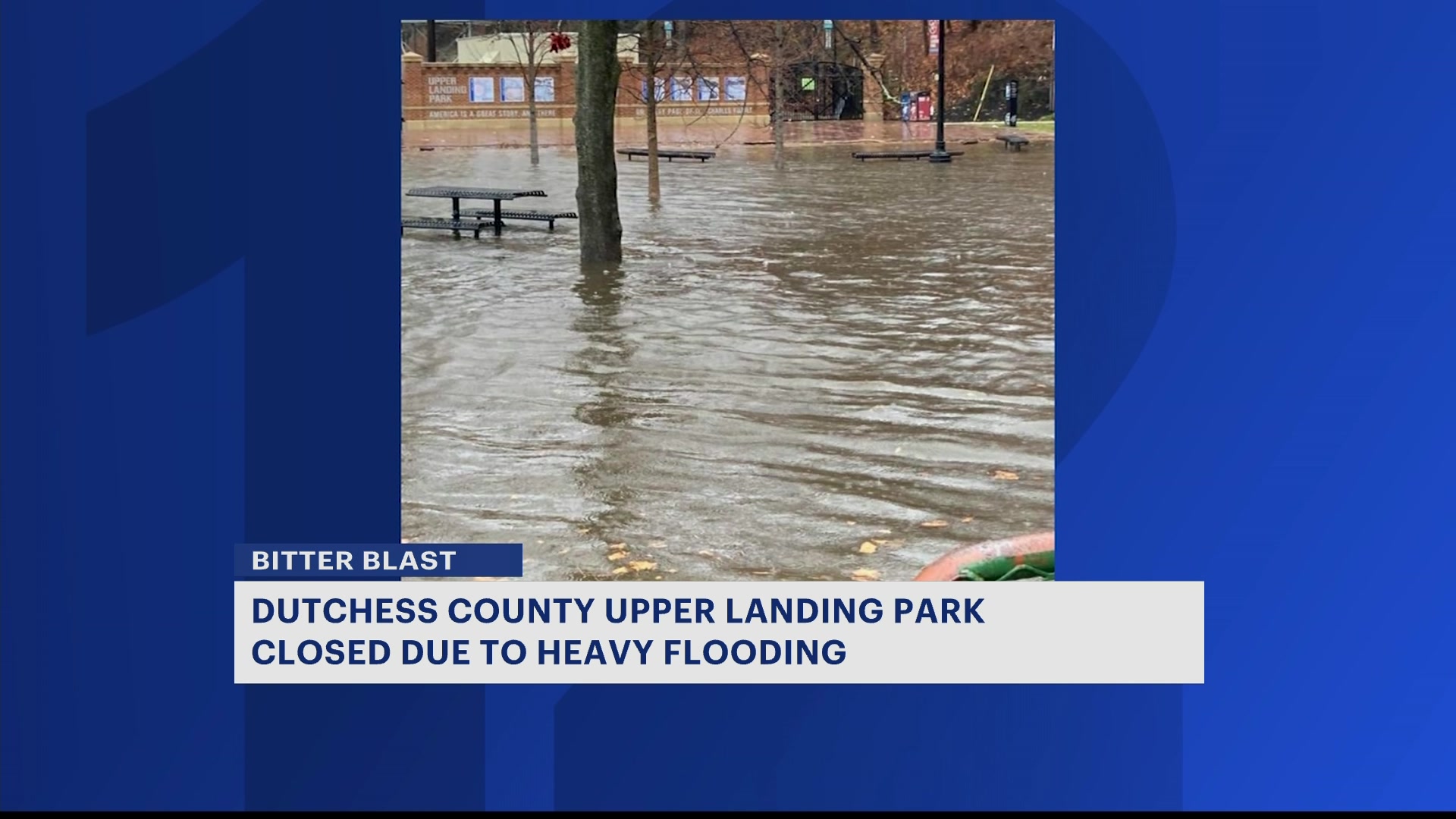 Severe weather floods Upper Landing in Poughkeepsie