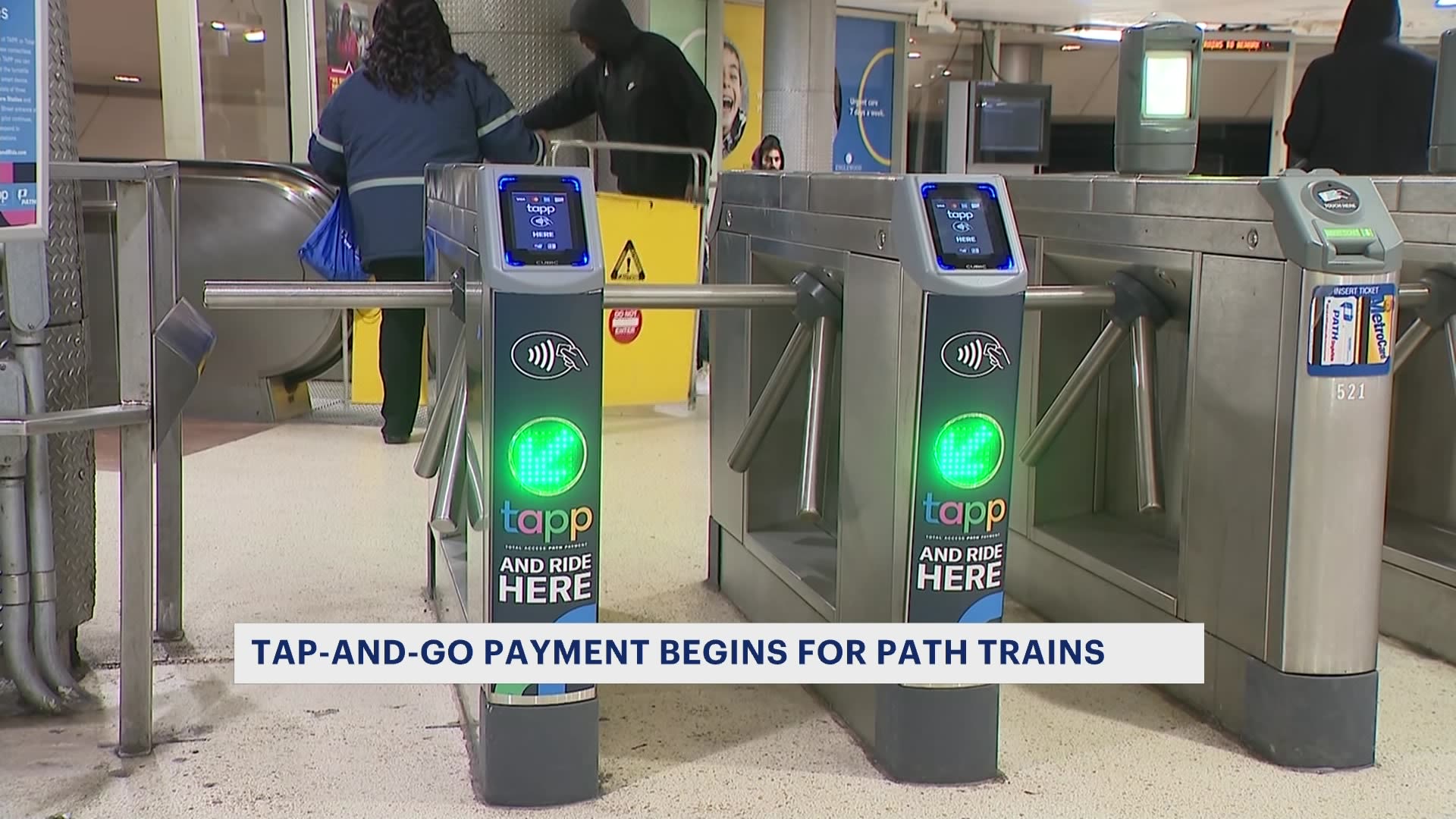 Tap and go: PATH trains begin new contactless payment system