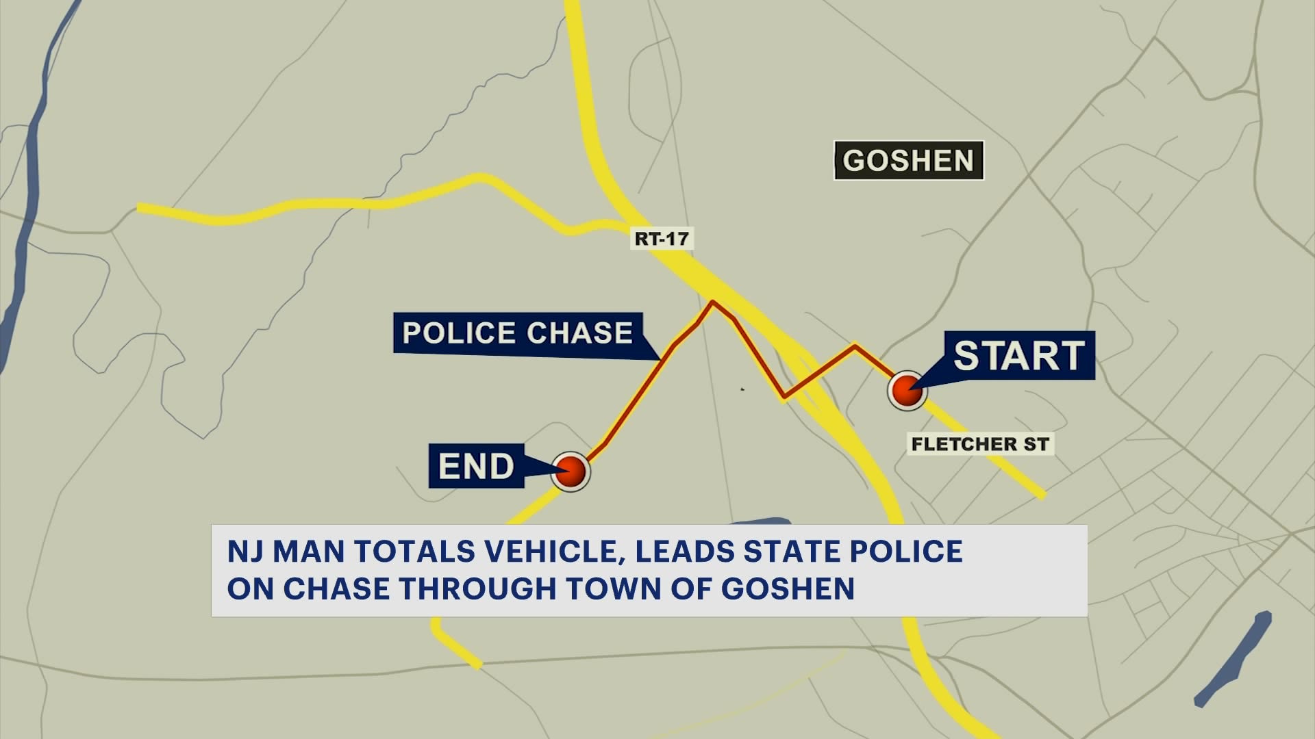 High-speed chase ends in Goshen crash High-speed chase ends in Goshen crash