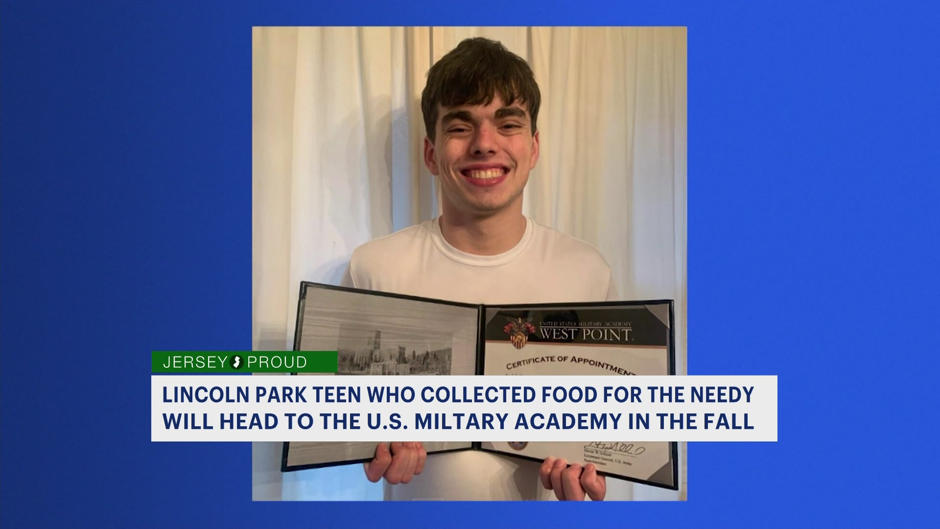 News 12 | Hudson Valley | Jersey Proud Nj Teen Who Collected 1000 ...