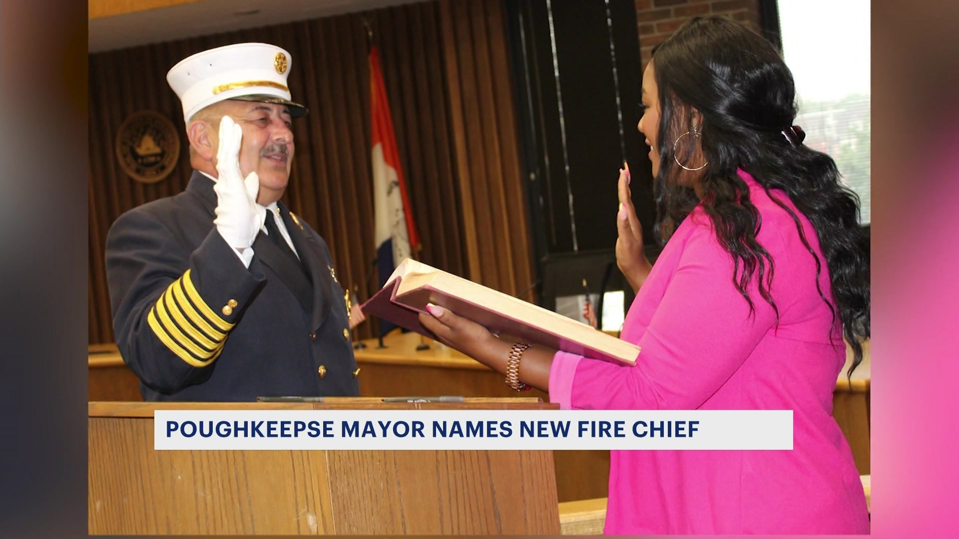 New Poughkeepsie Fire Department chief sworn in at City Hall