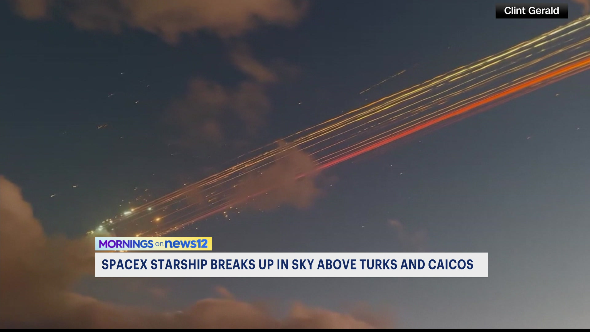 News 12 | Long Island | Spacex Starship Breaks Apart In Sky Startles ...
