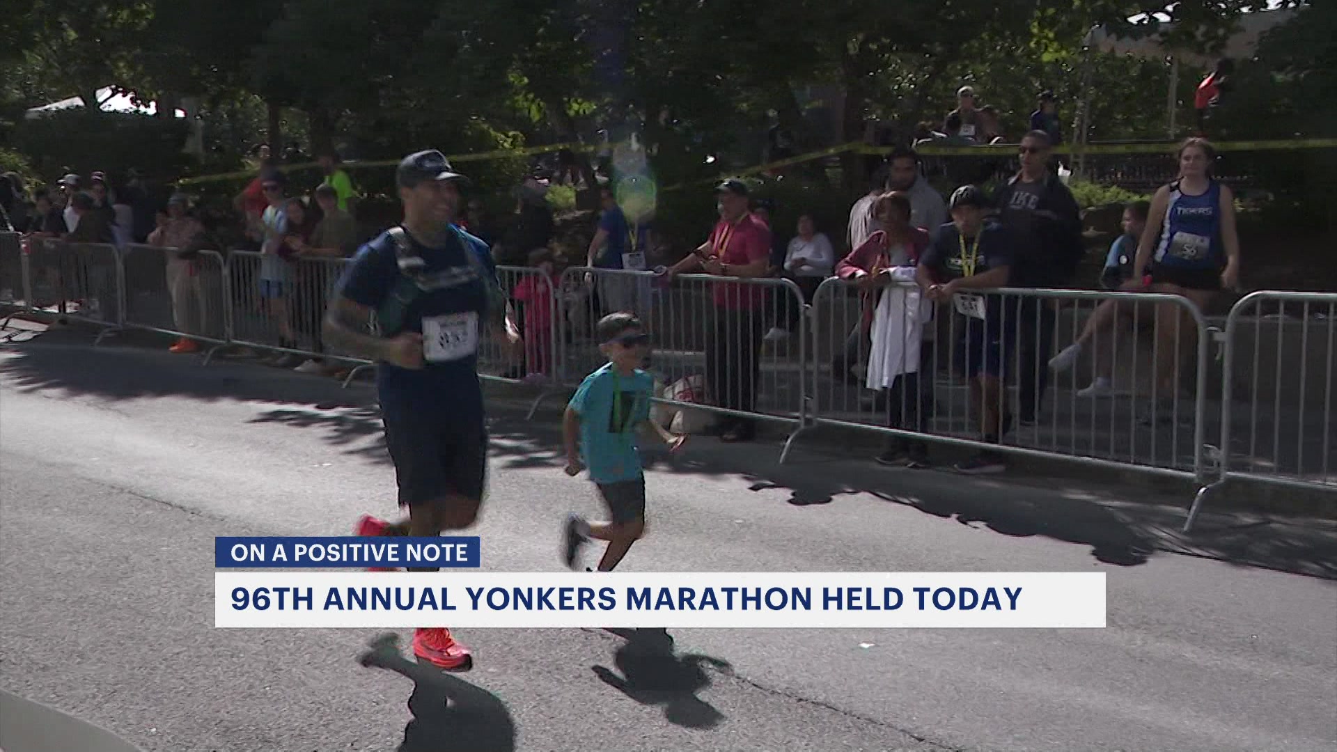 News 12 | Bronx | Runners Hit The Streets For 96th Annual Yonkers Marathon