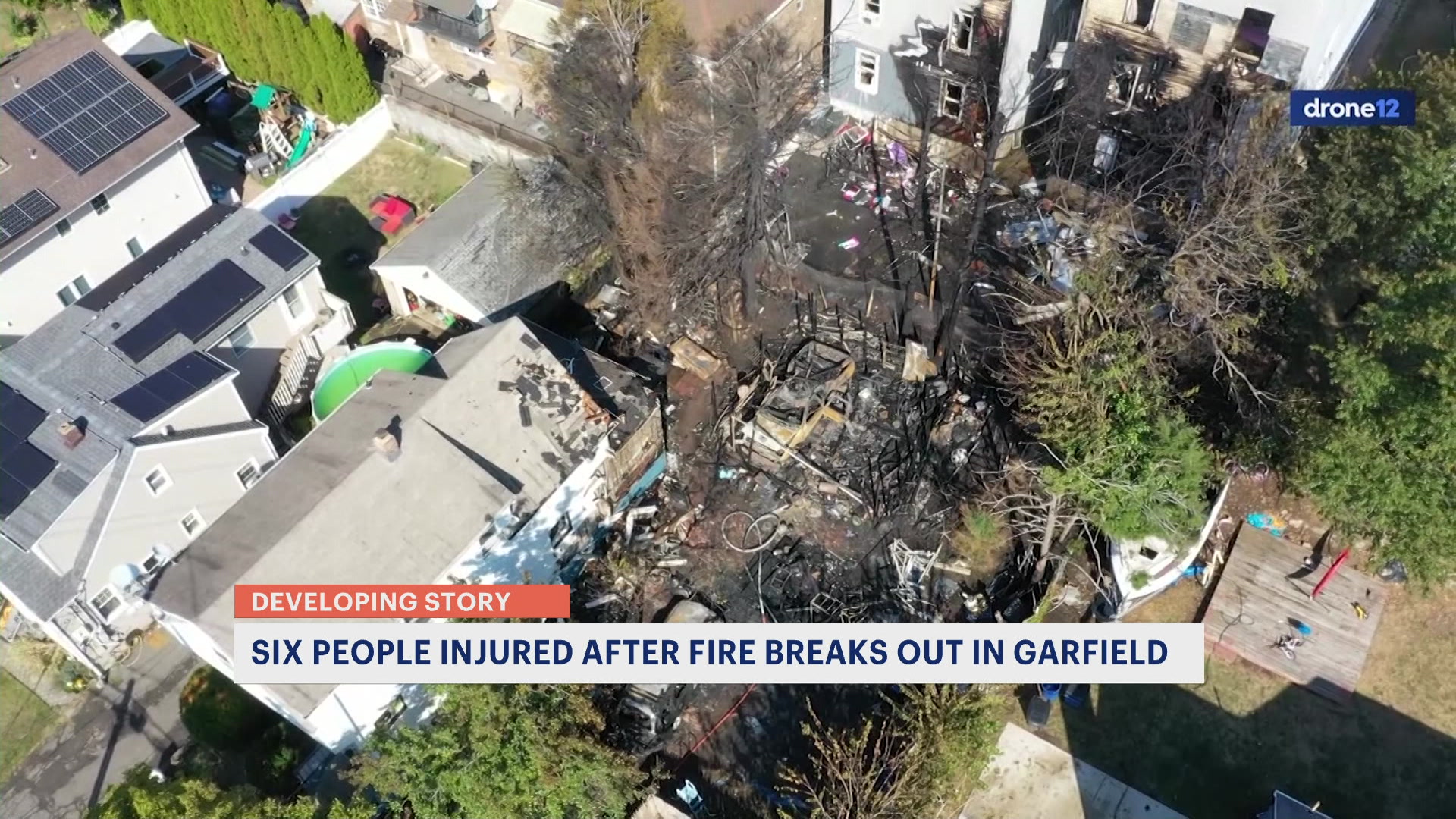News 12 | New Jersey | Garfield fire under investigation; 6 people ...