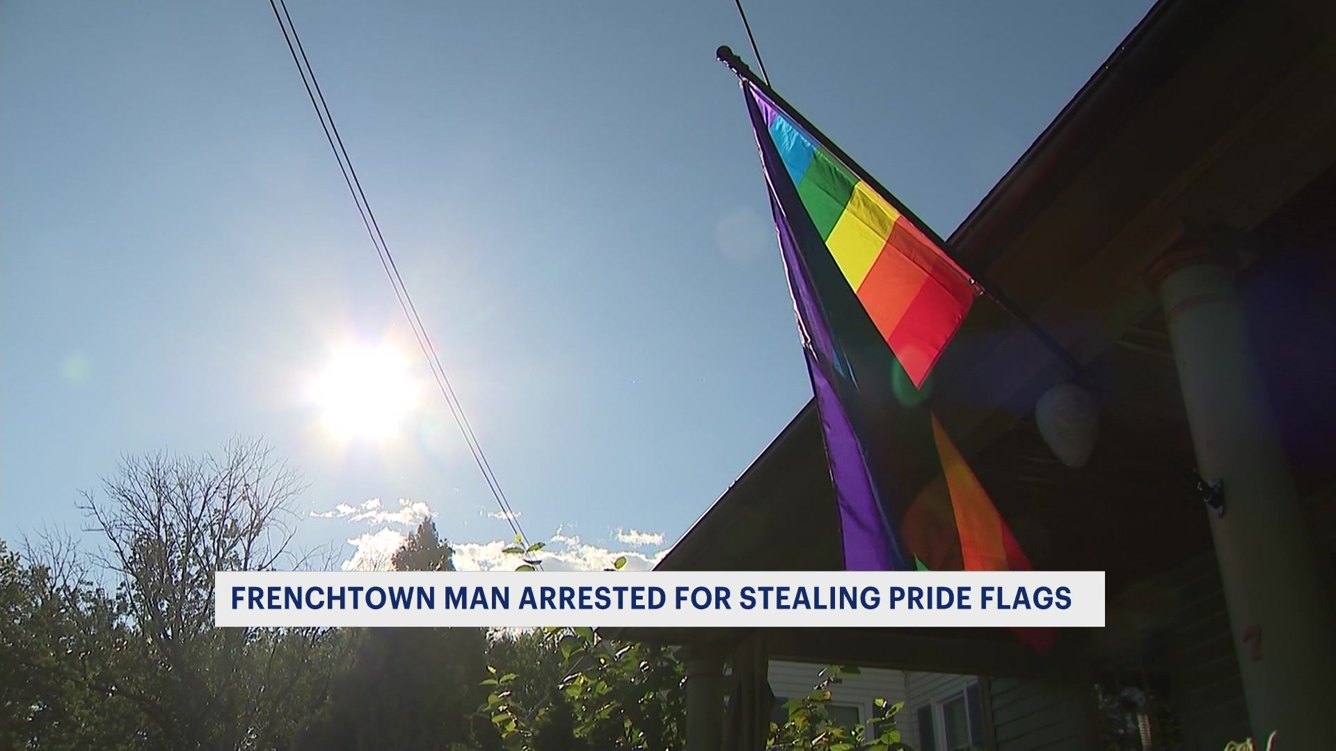 Prosecutor: Frenchtown man faces bias charges for stealing Pride flags