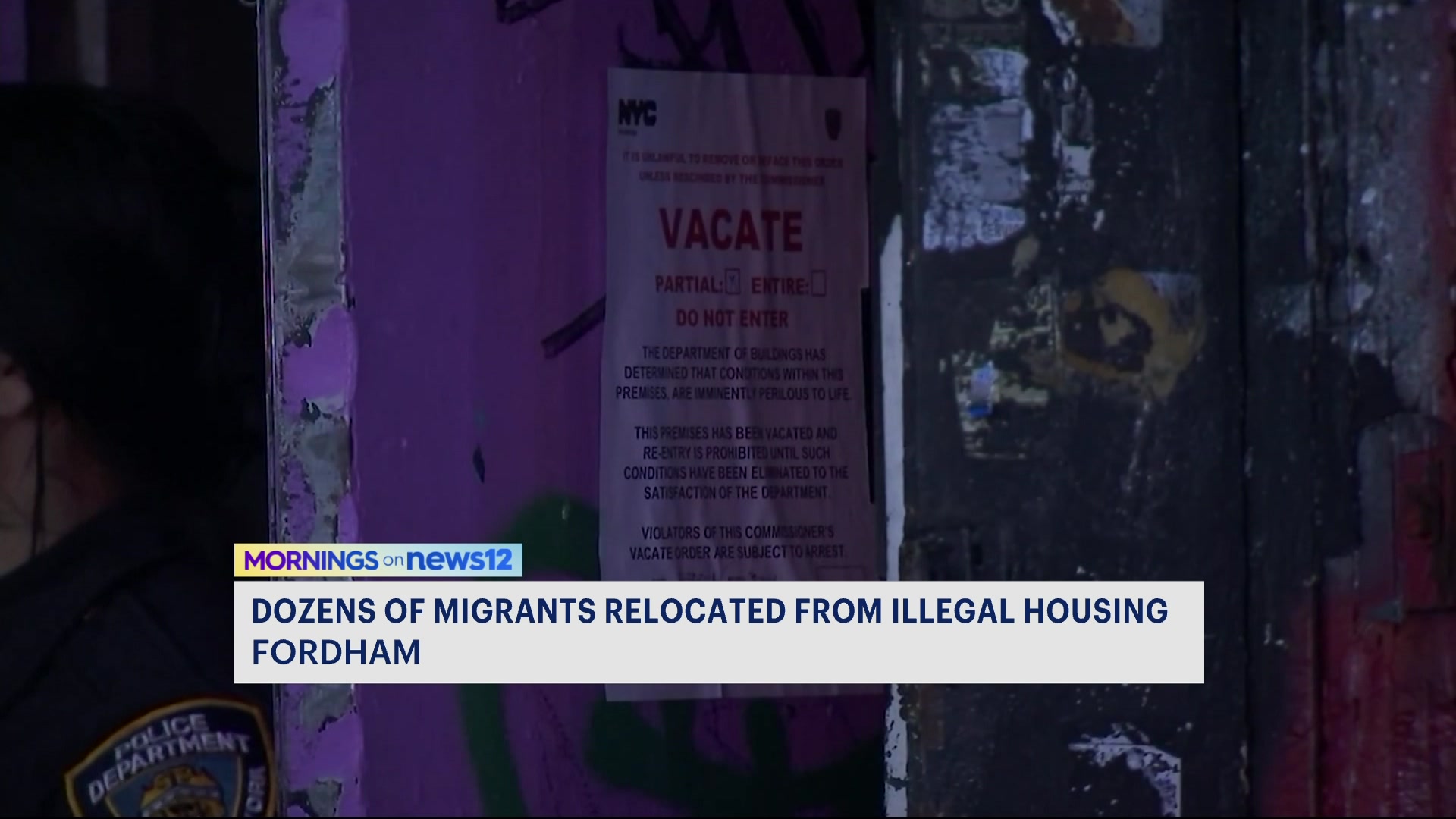 News 12 | Bronx | Emergency Management Department Relocates Migrants ...