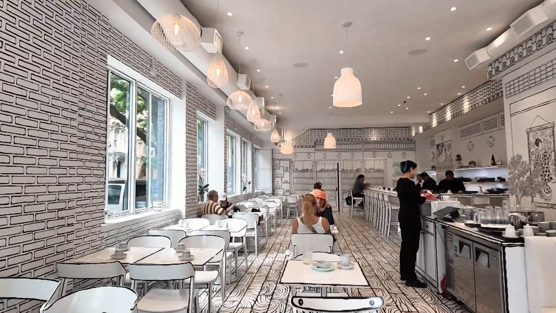 News 12 | Brooklyn | Nycs First 2d Restaurant Opens In Lower Manhattan