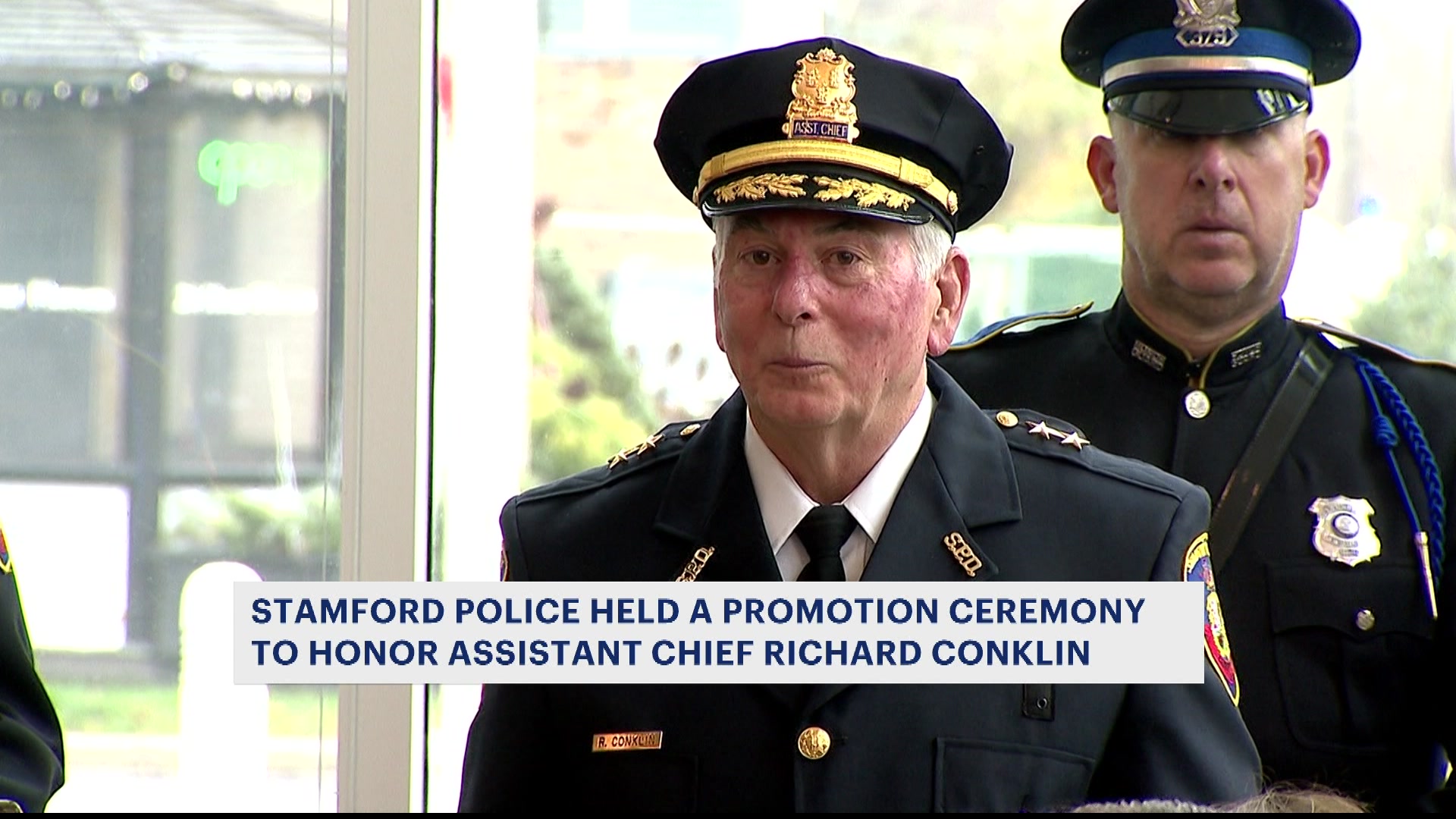 Stamford police swear in Assistant Chief Richard Conklin