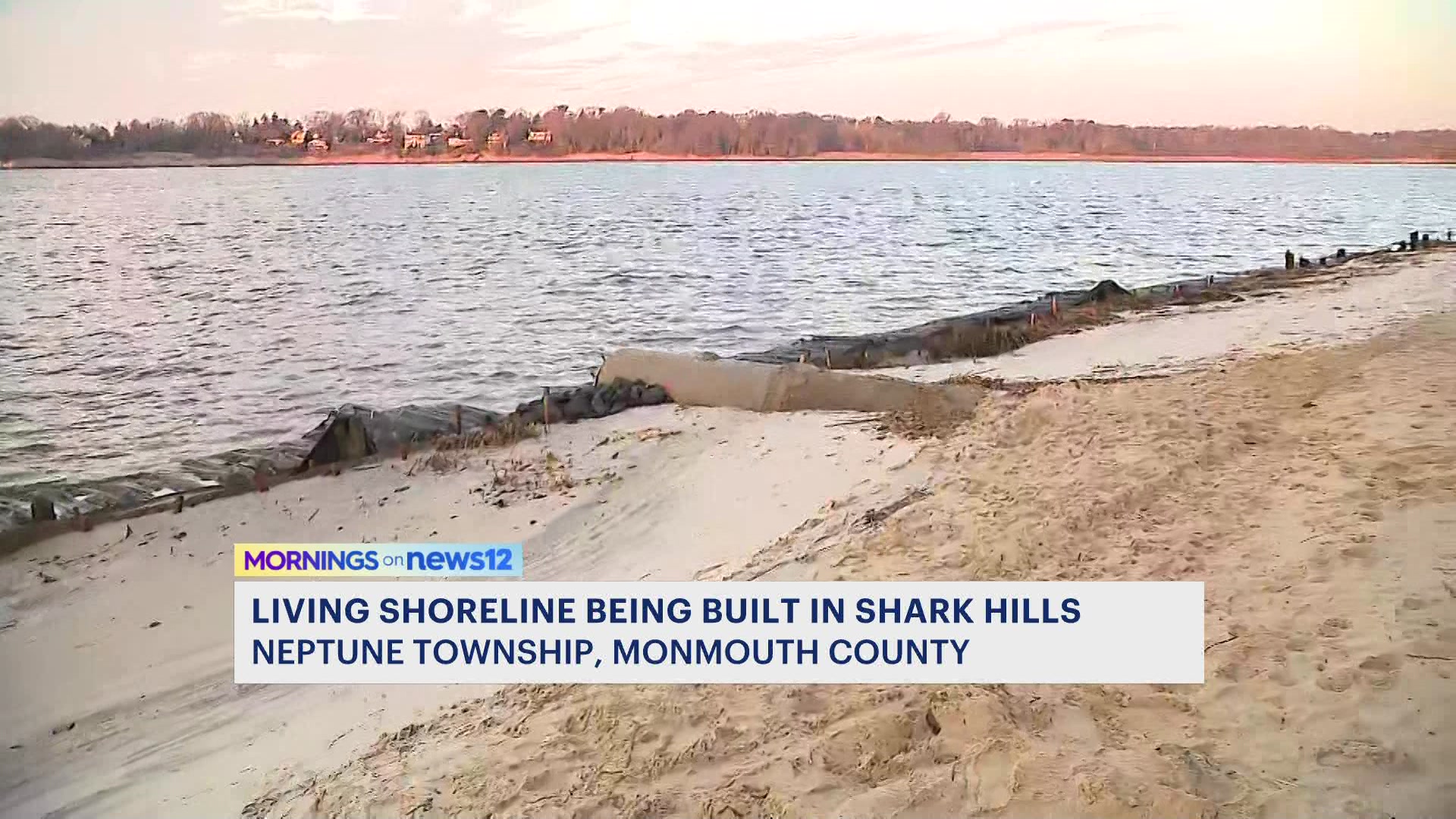 News 12 | Bronx | Living Shoreline Construction Underway Monmouth ...