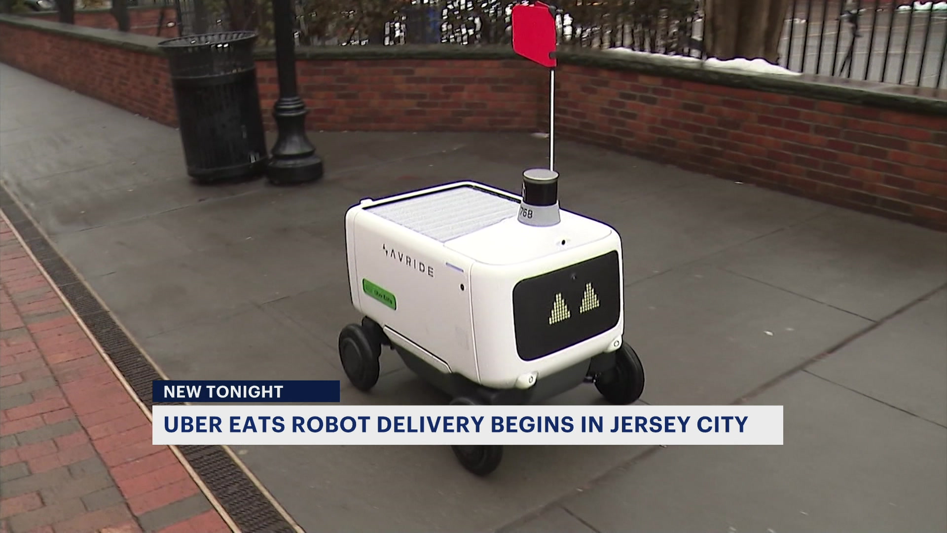 Uber Eats starts using delivery robots in Jersey City; first city on ...