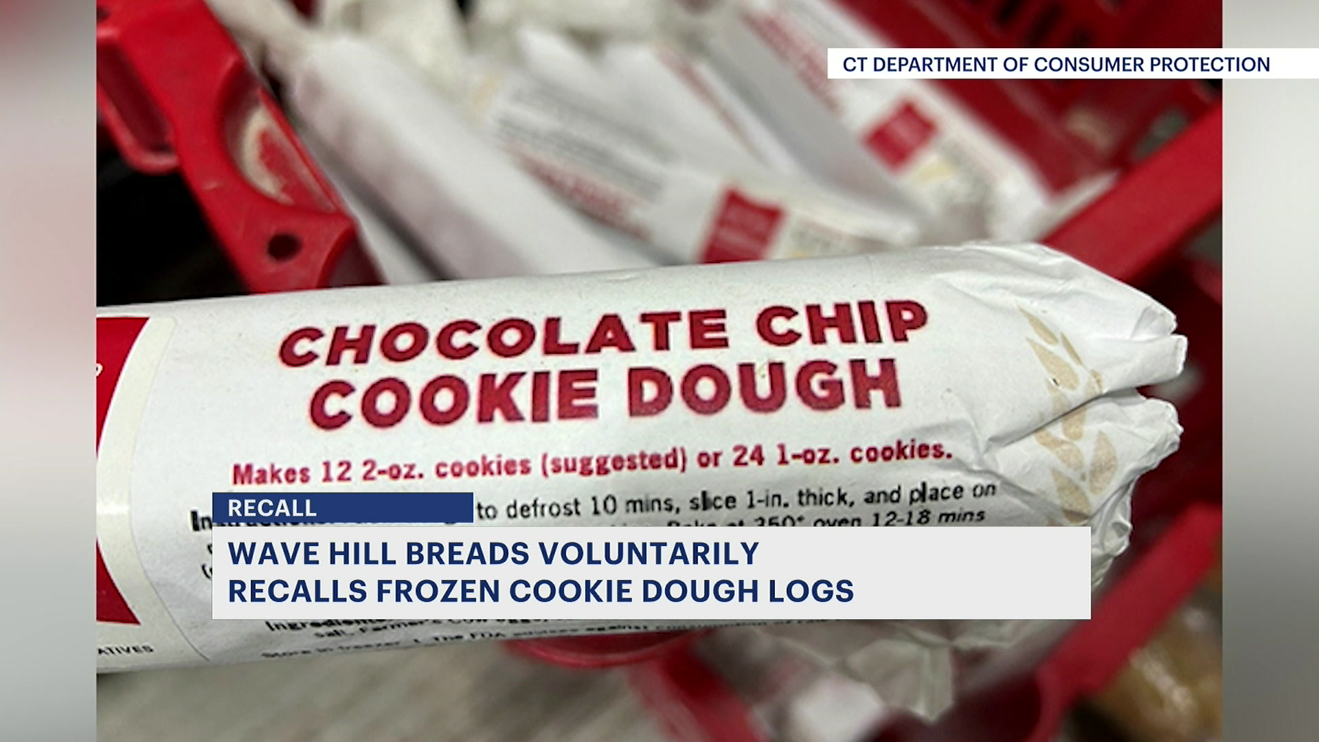 Wave Hill Breads issues voluntary recall for frozen cookie dough logs ...