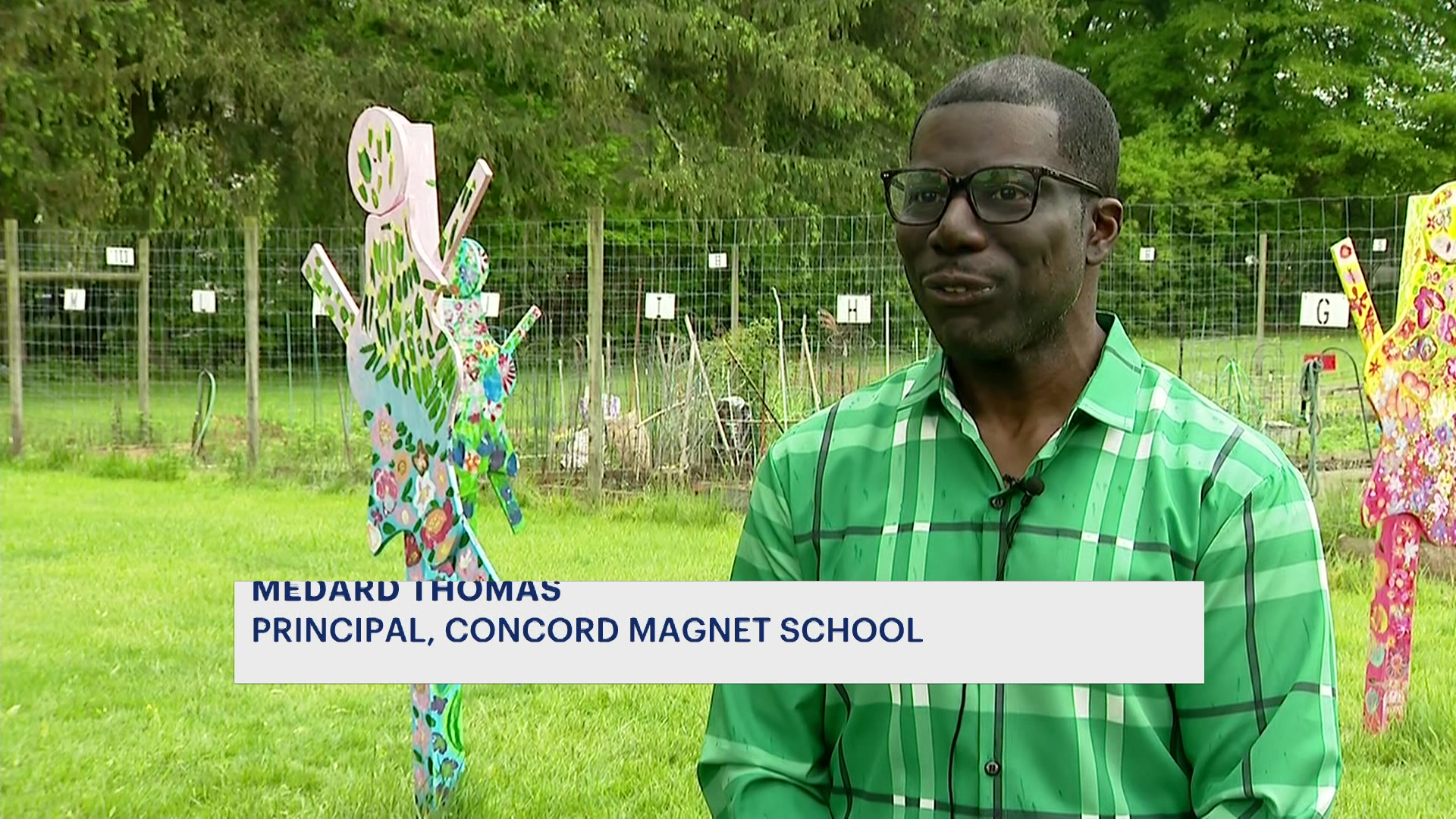 News 12 | Connecticut | Norwalk Kids Unveil Art Sculptures At Fodor Farm