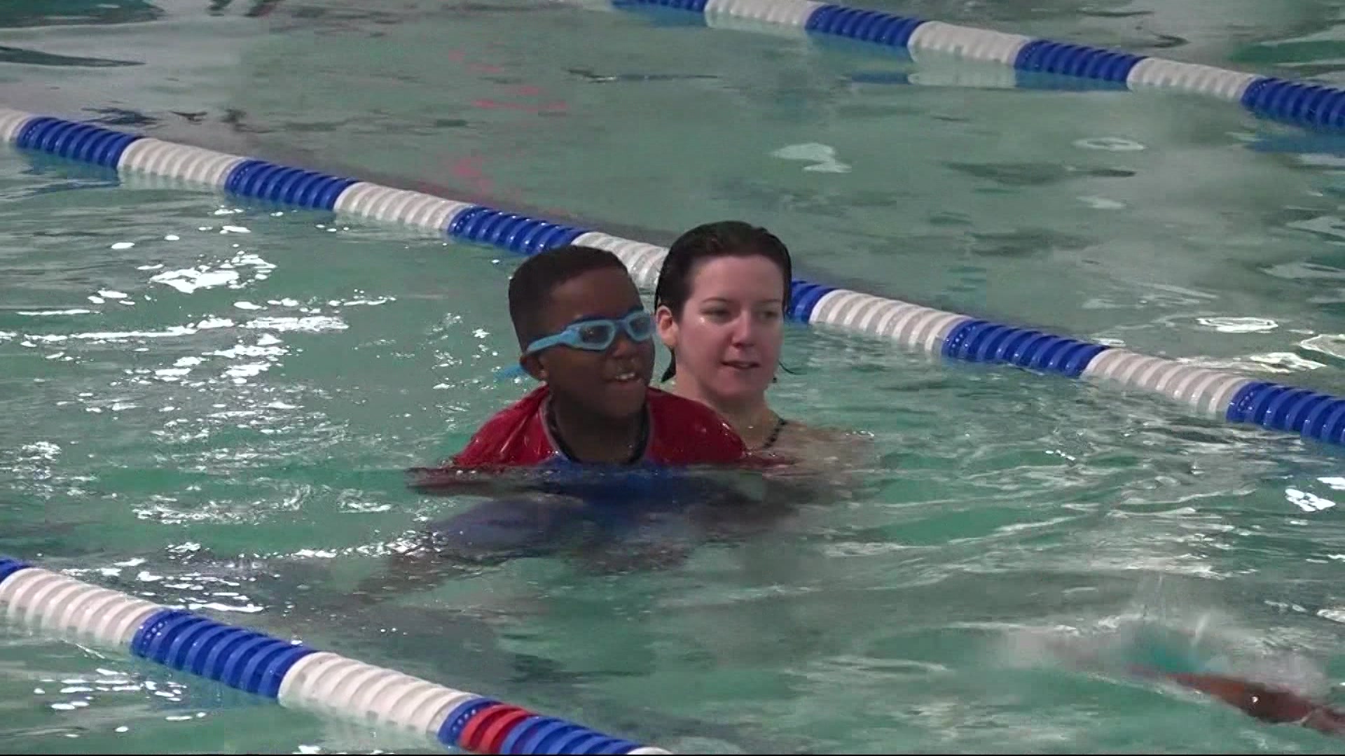 Major Owens Community Center hosts free swim lessons for children