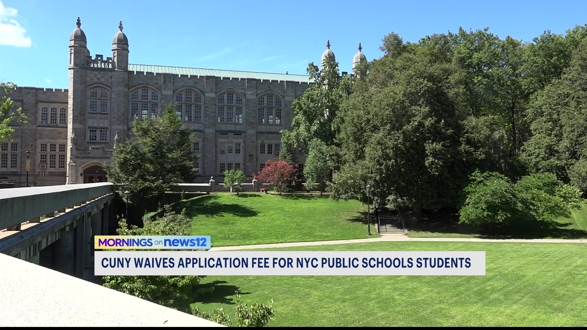 CUNY waiving application fees for students in NYC public schools