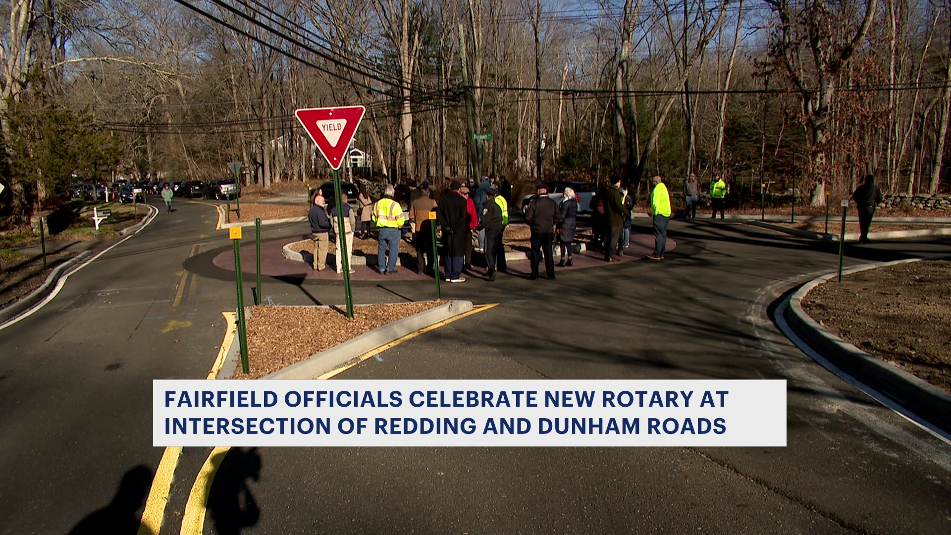 Fairfield officials celebrate new rotary and pledge to reduce traffic ...