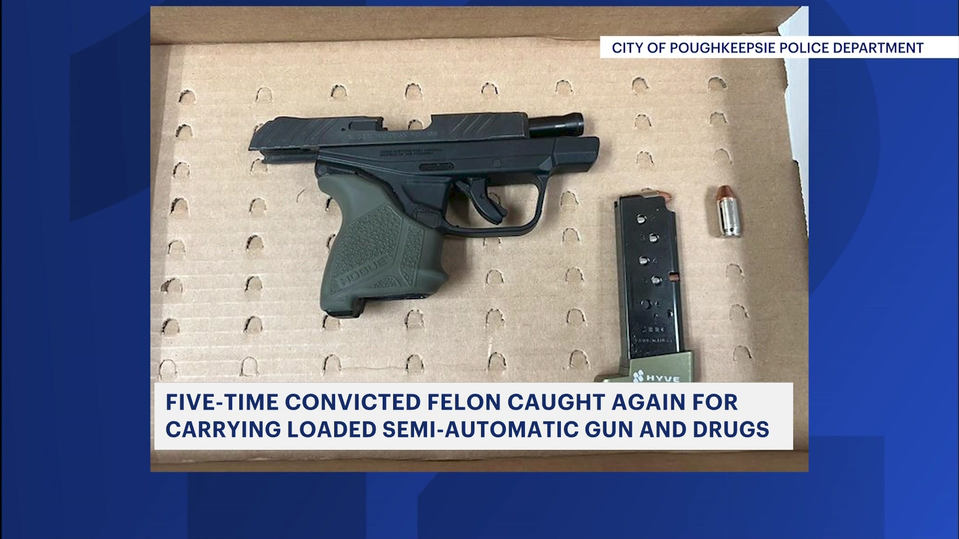 Police: Felon arrested for possessing drugs and loaded semi-automatic ...