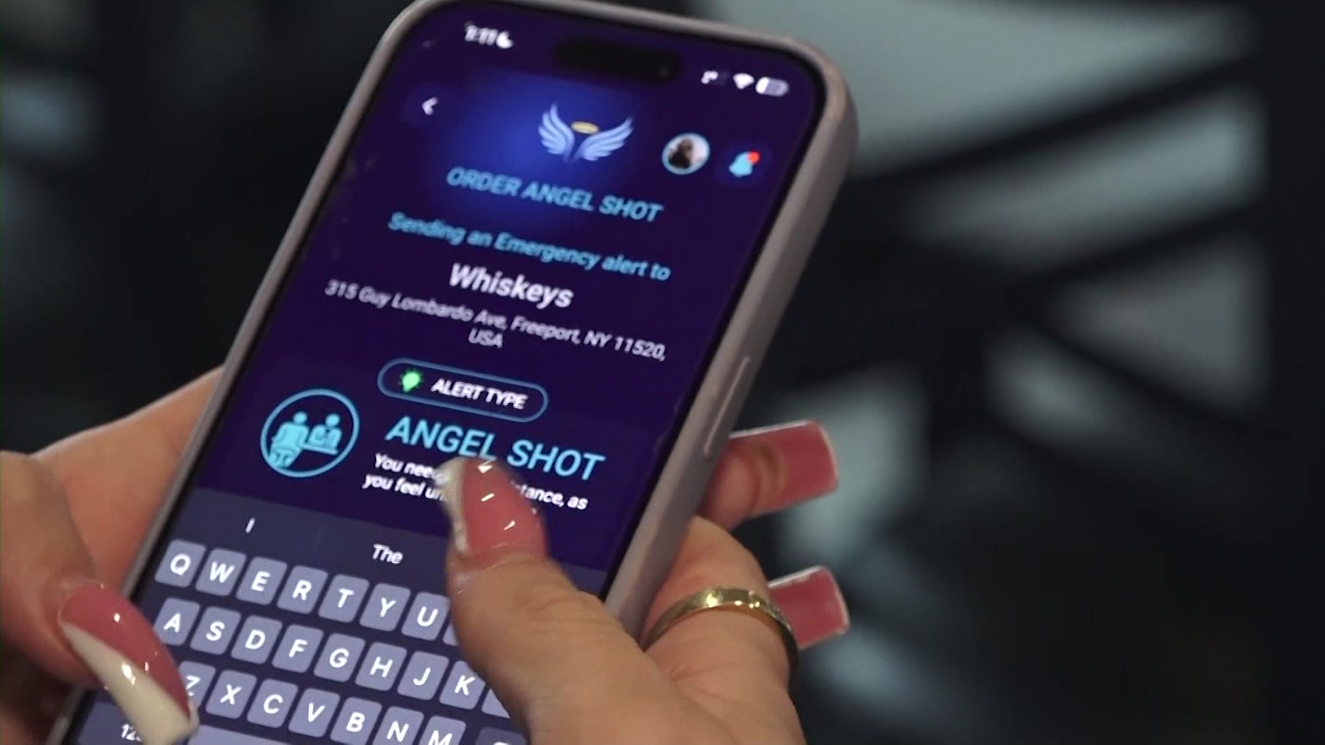 News 12 | New Jersey | Angel Shot App Launches In Bars And Restaurants ...