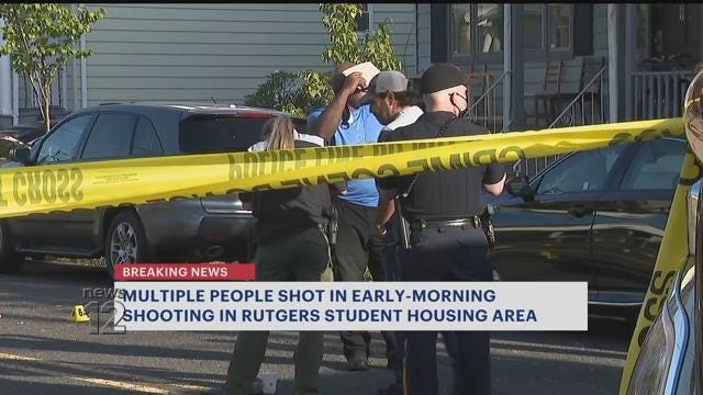 Investigators: Shooting near Rutgers University kills 2, injures 6 others