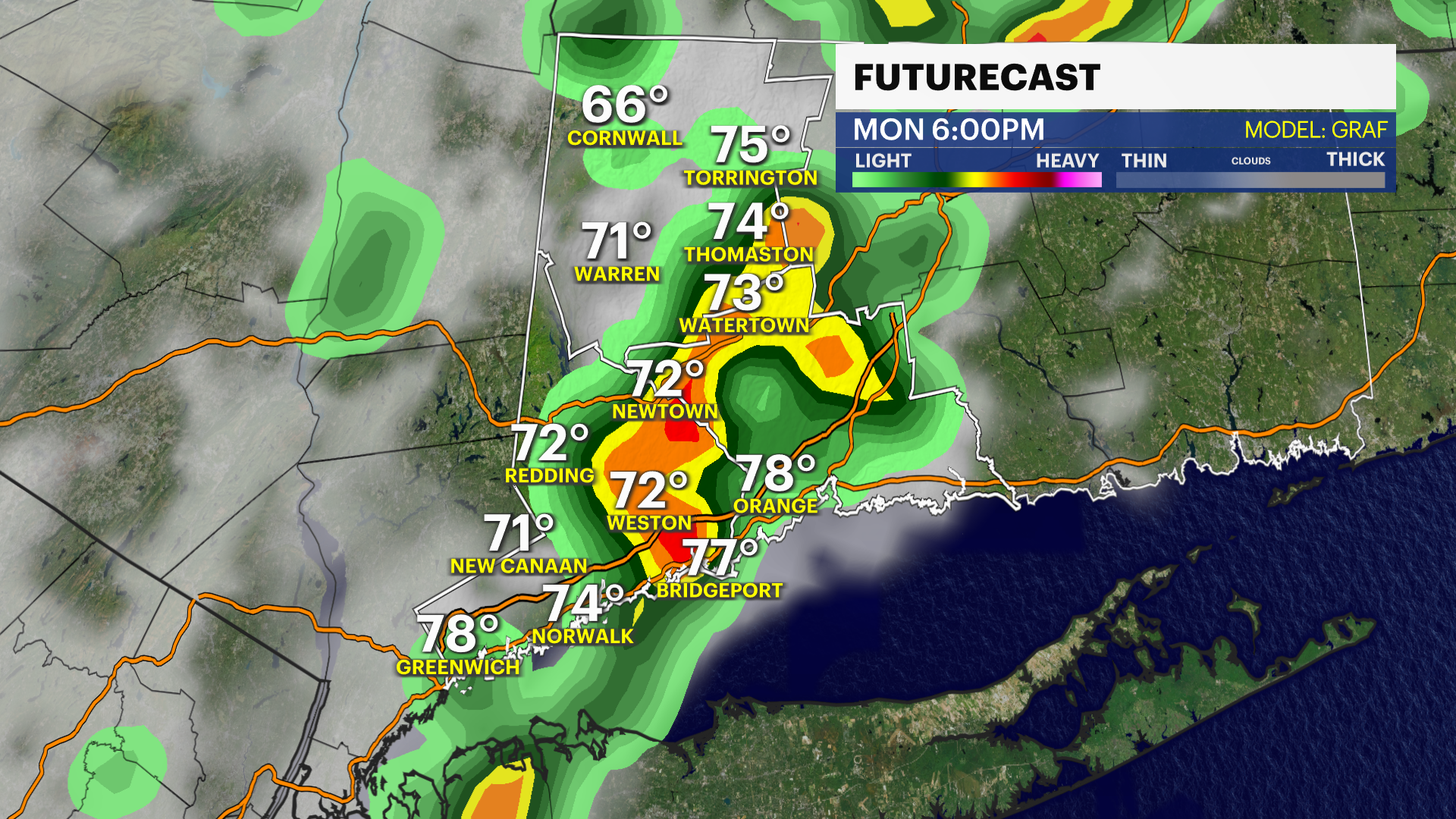 STORM WATCH: Clouds and sun, chance of late afternoon storms for Monday ...