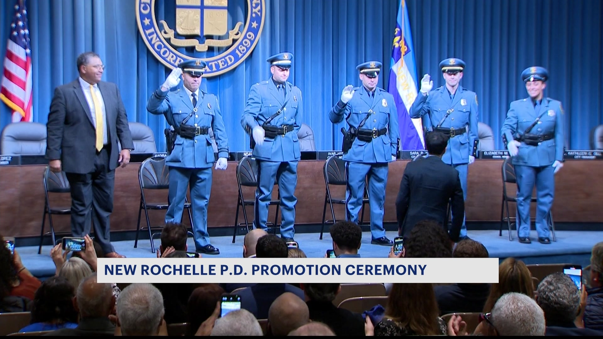 New Rochelle PD promotes 7 officers