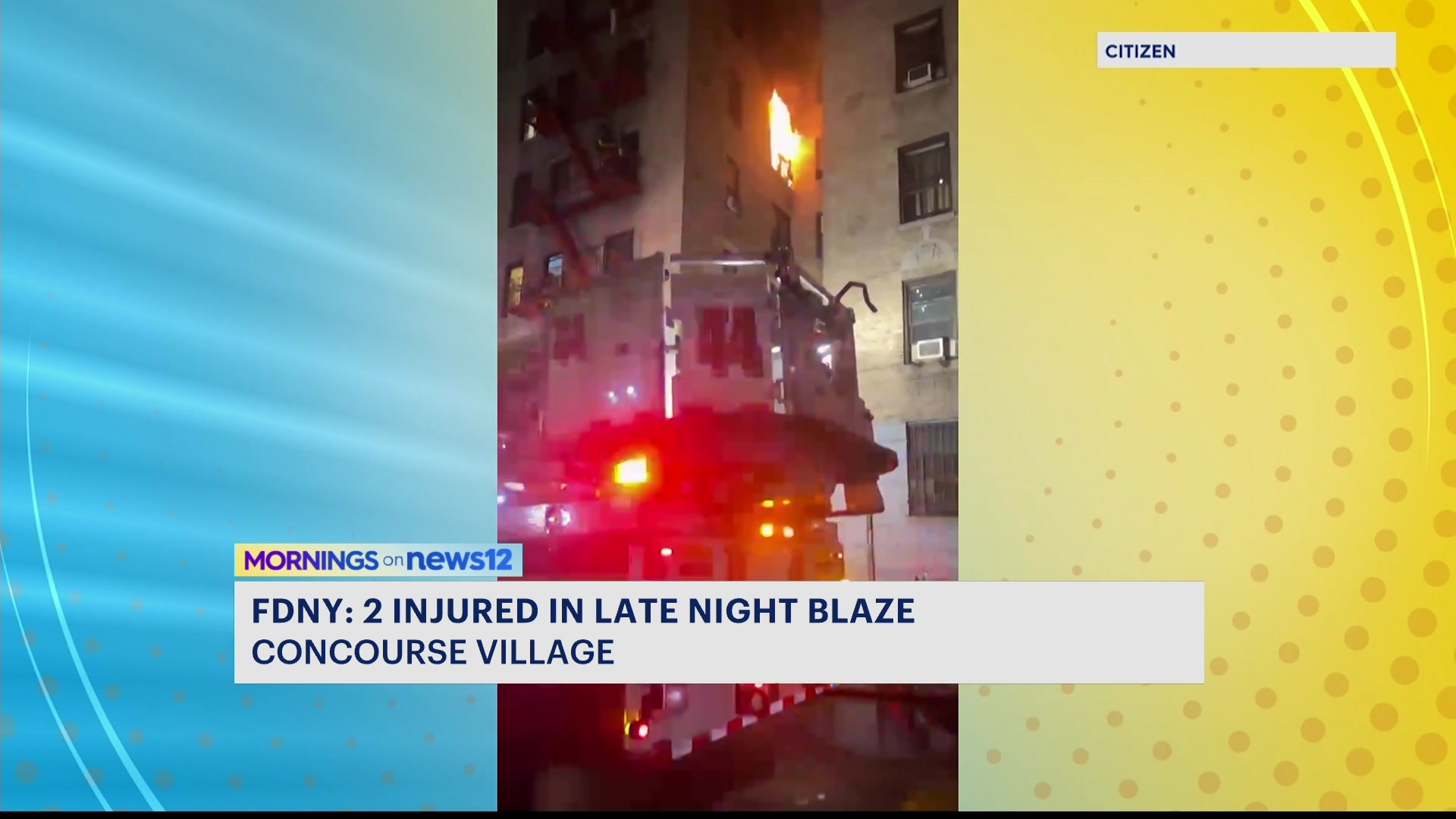 FDNY: 2 injured in structure fire in Concourse Village