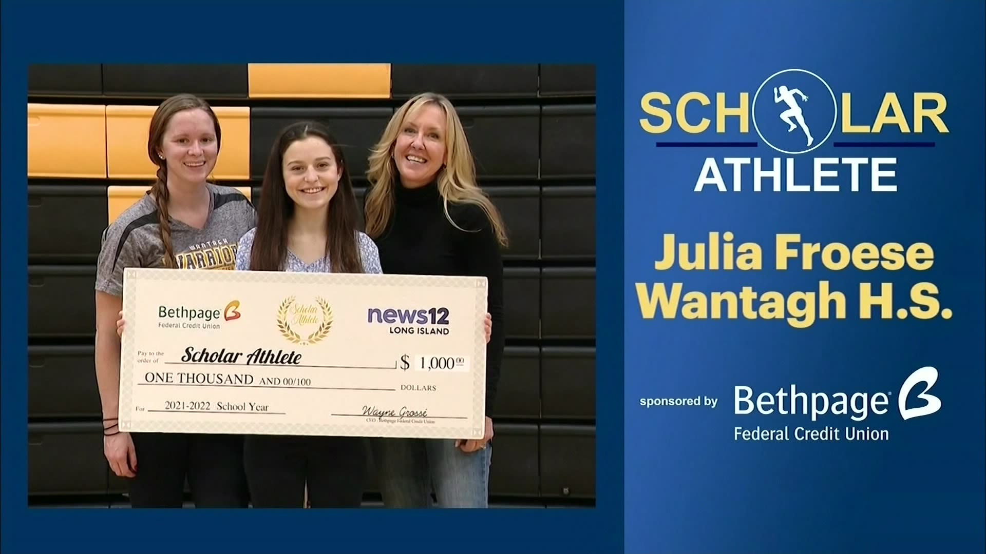 Scholar Athlete: Wantagh High School senior Julia Froese