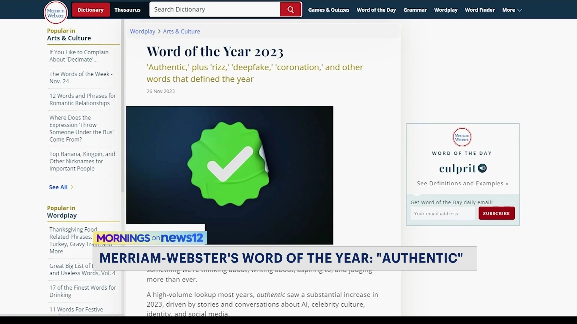 Whats Merriam Websters Word Of The Year For 2023