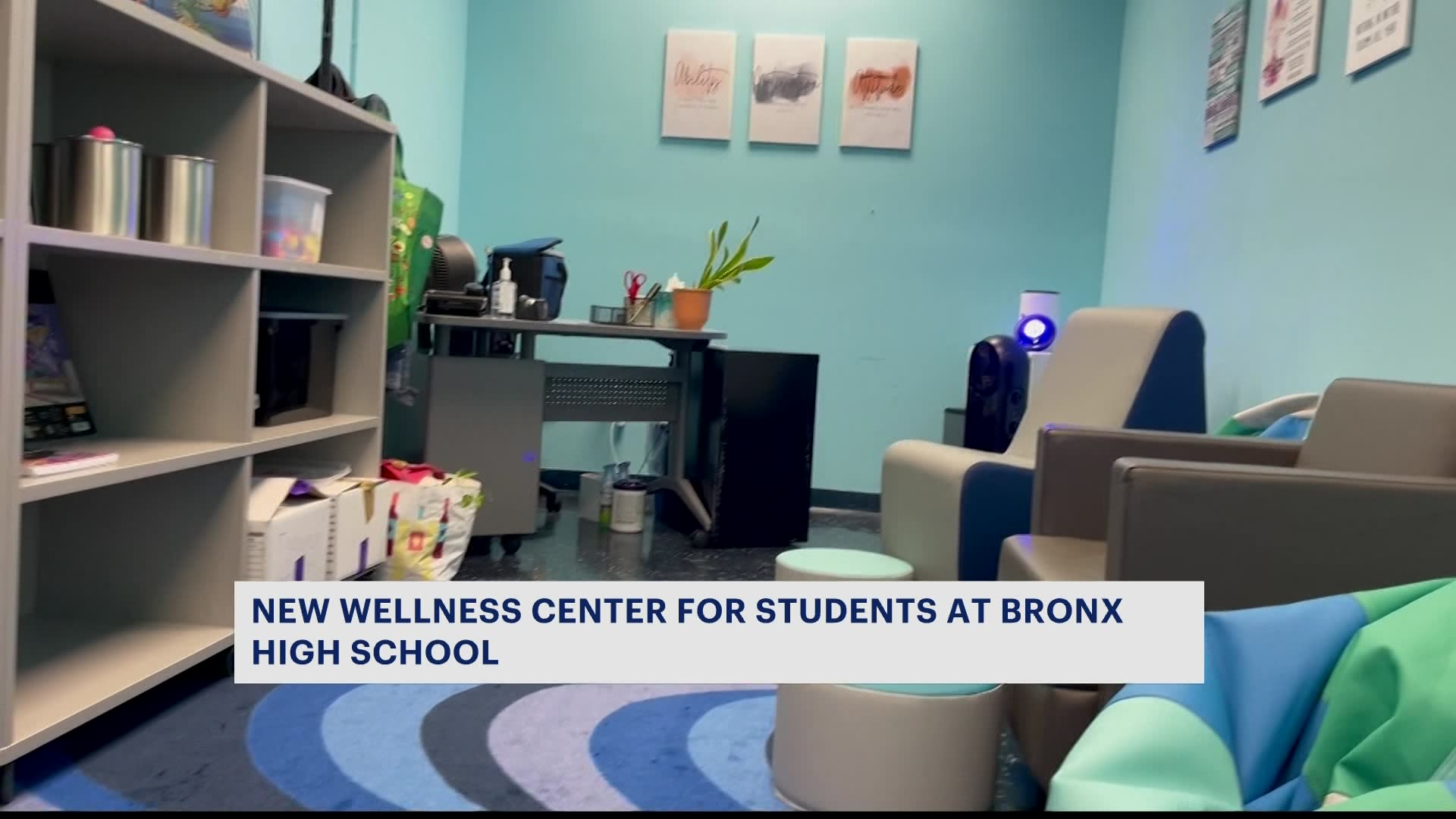 Bronx school celebrates opening of student wellness room