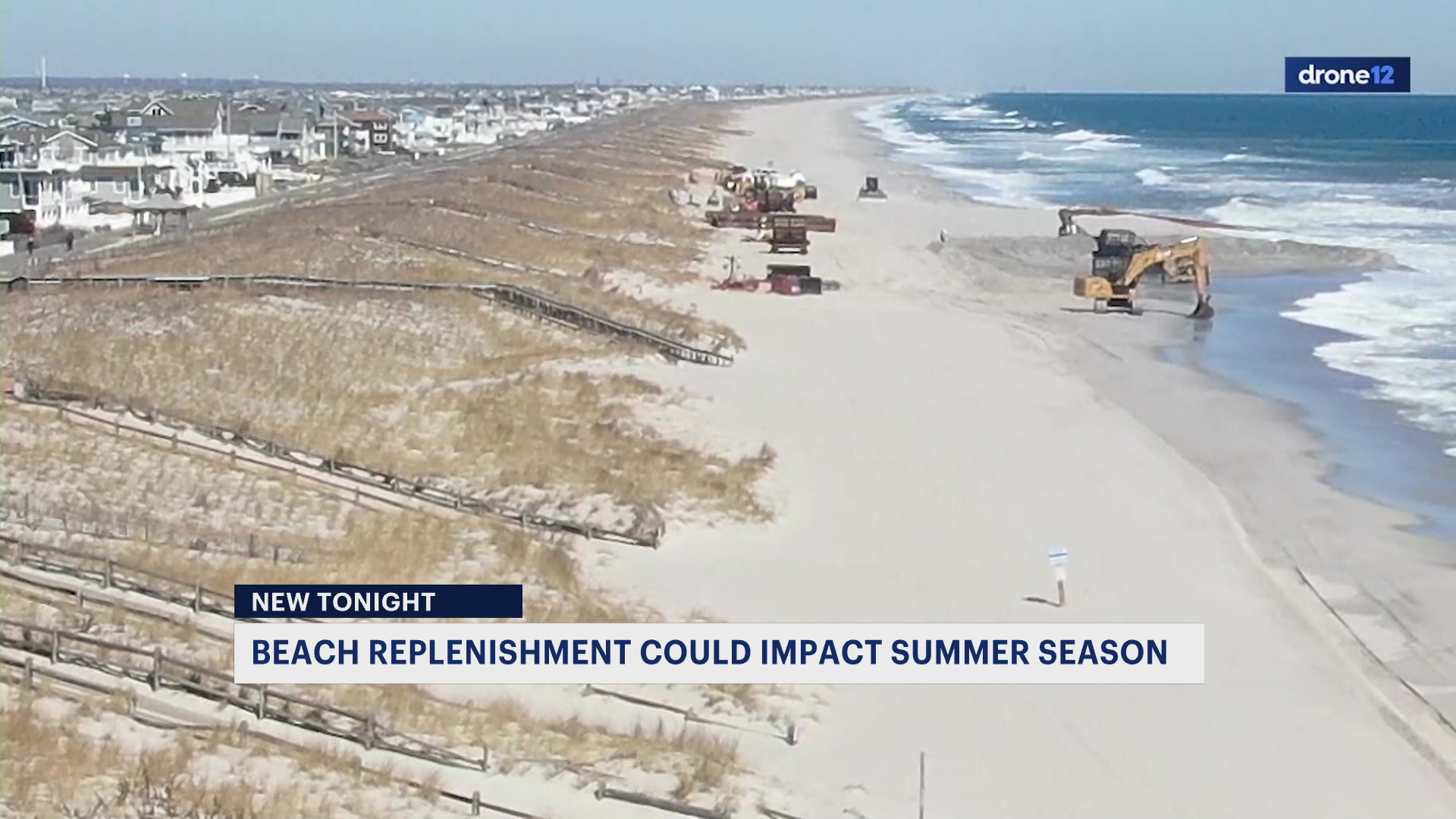 News 12 | New Jersey | Beach Replenishment Projects Underway At Various ...